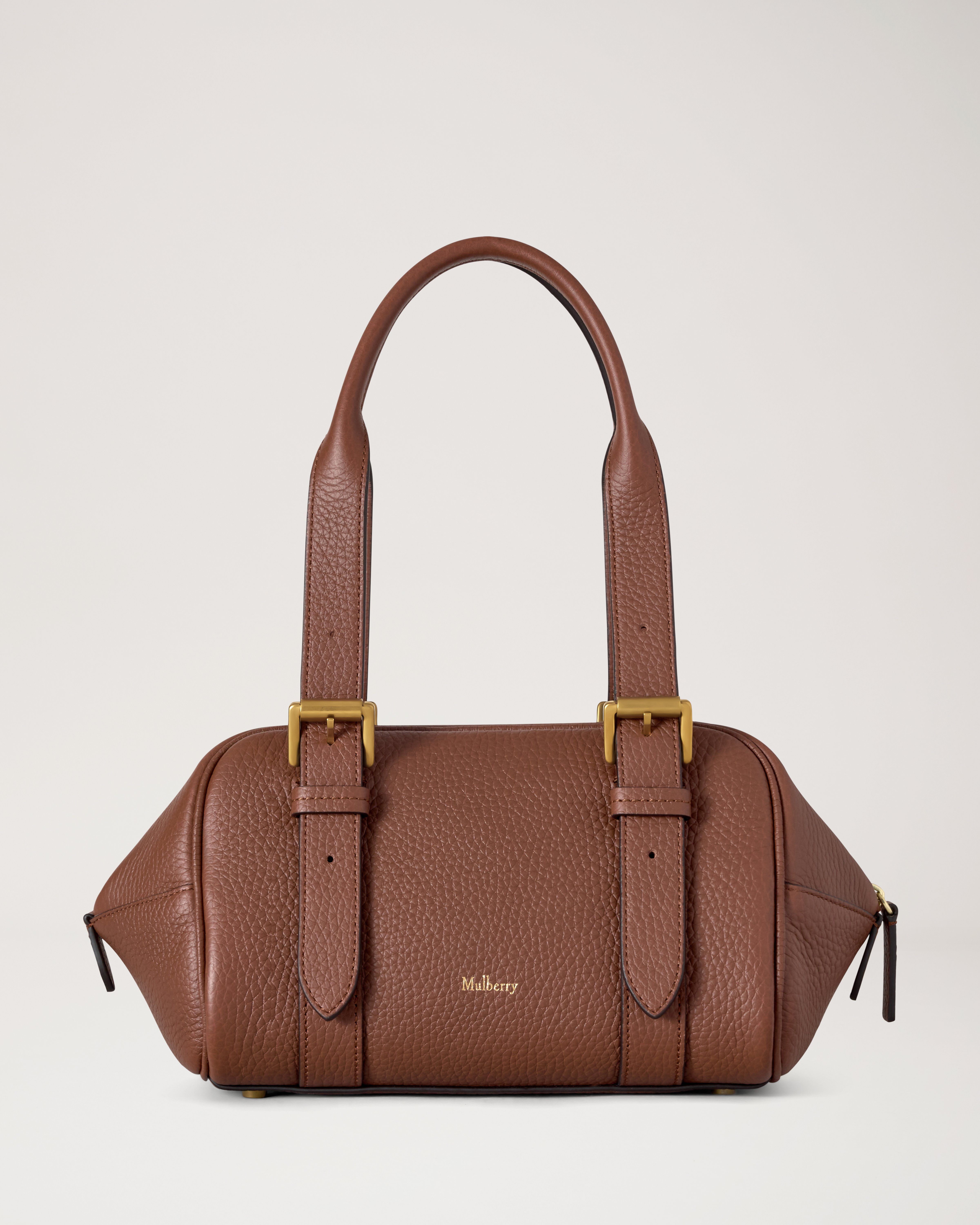 Mulberry | Small Boston | Bright Oak Heavy Grain | Gifts