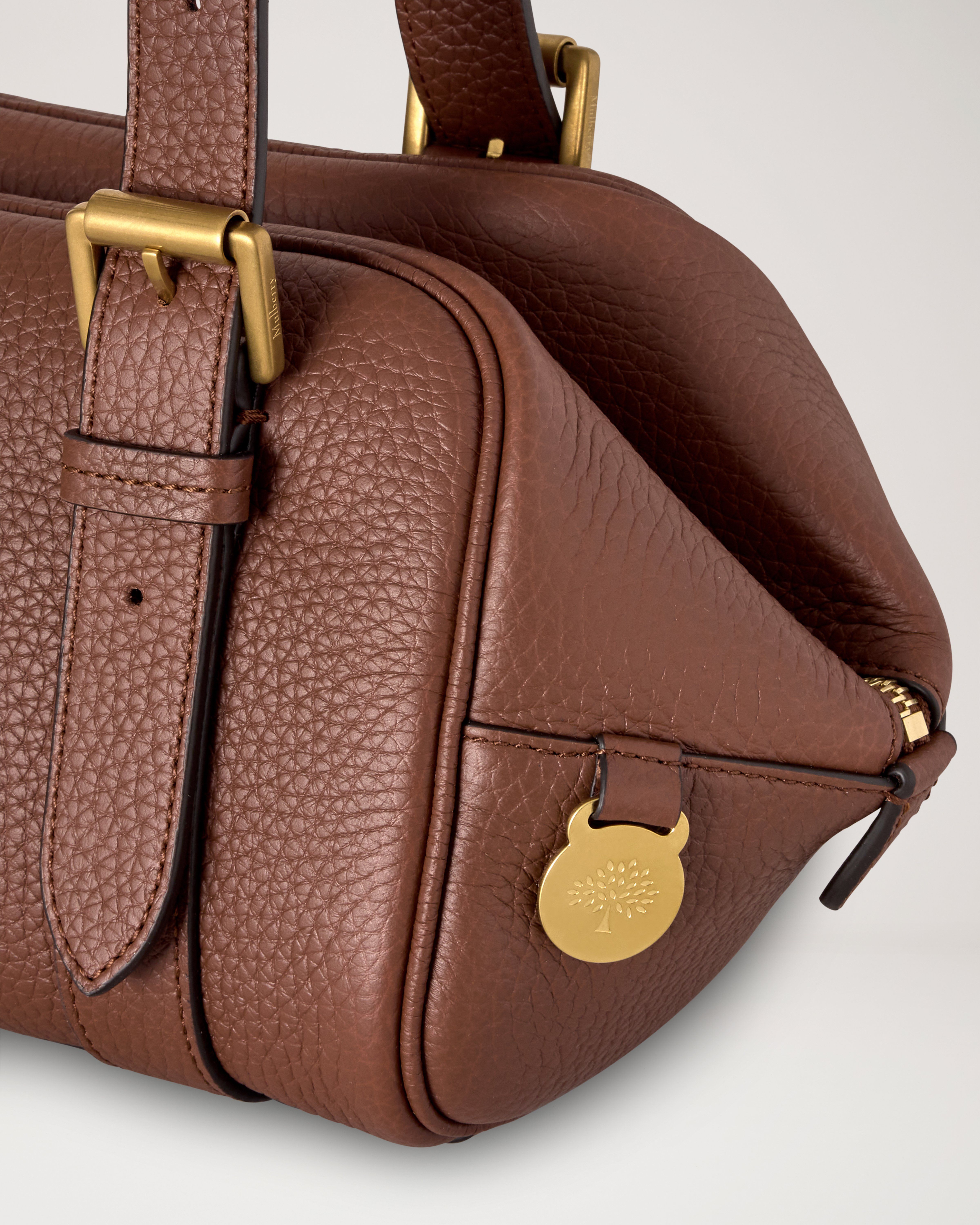 Mulberry | Small Boston | Bright Oak Heavy Grain | Gifts