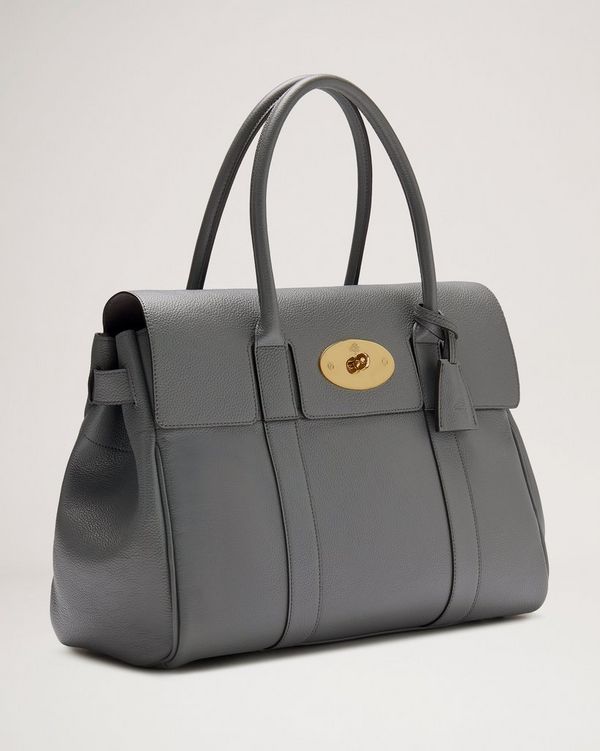 Mulberry | Bayswater | Charcoal Small Classic Grain | Family