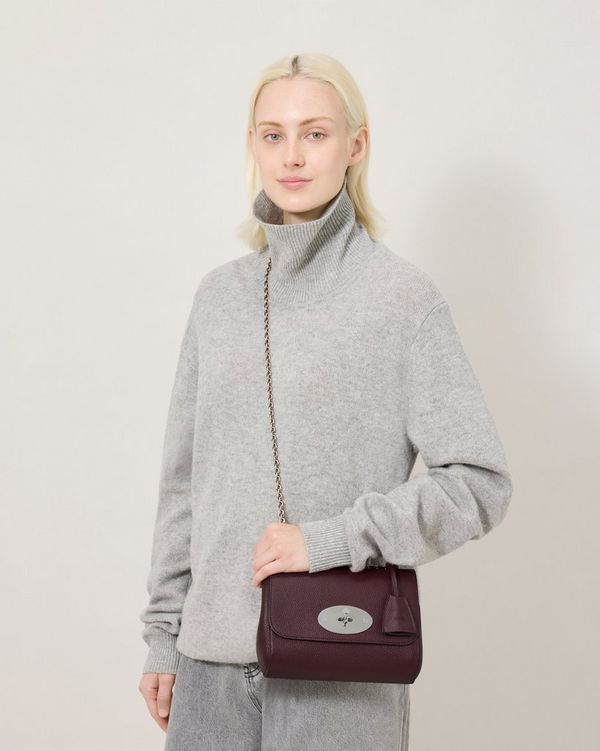 Mulberry | Lily | Black Cherry Small Classic Grain | Women