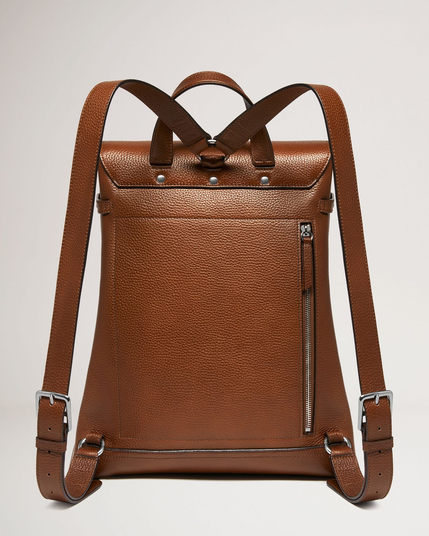Chiltern Backpack | Oak Natural Grain Leather | Men | Mulberry