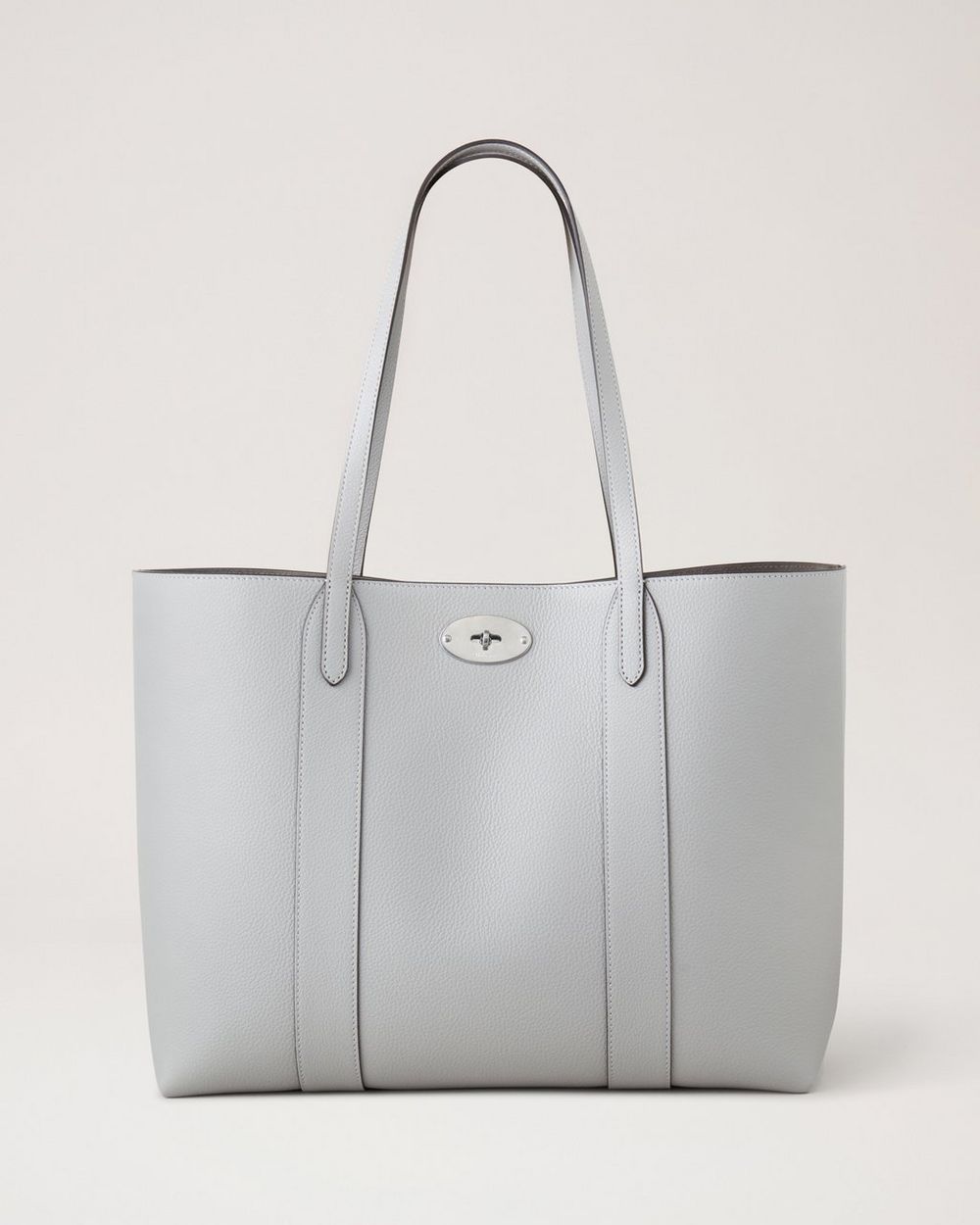 Bayswater Tote | Pale Grey Small Classic Grain | Women | Mulberry