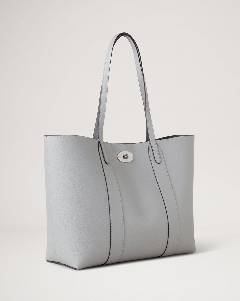 Bayswater Tote | Pale Grey Small Classic Grain | Women | Mulberry