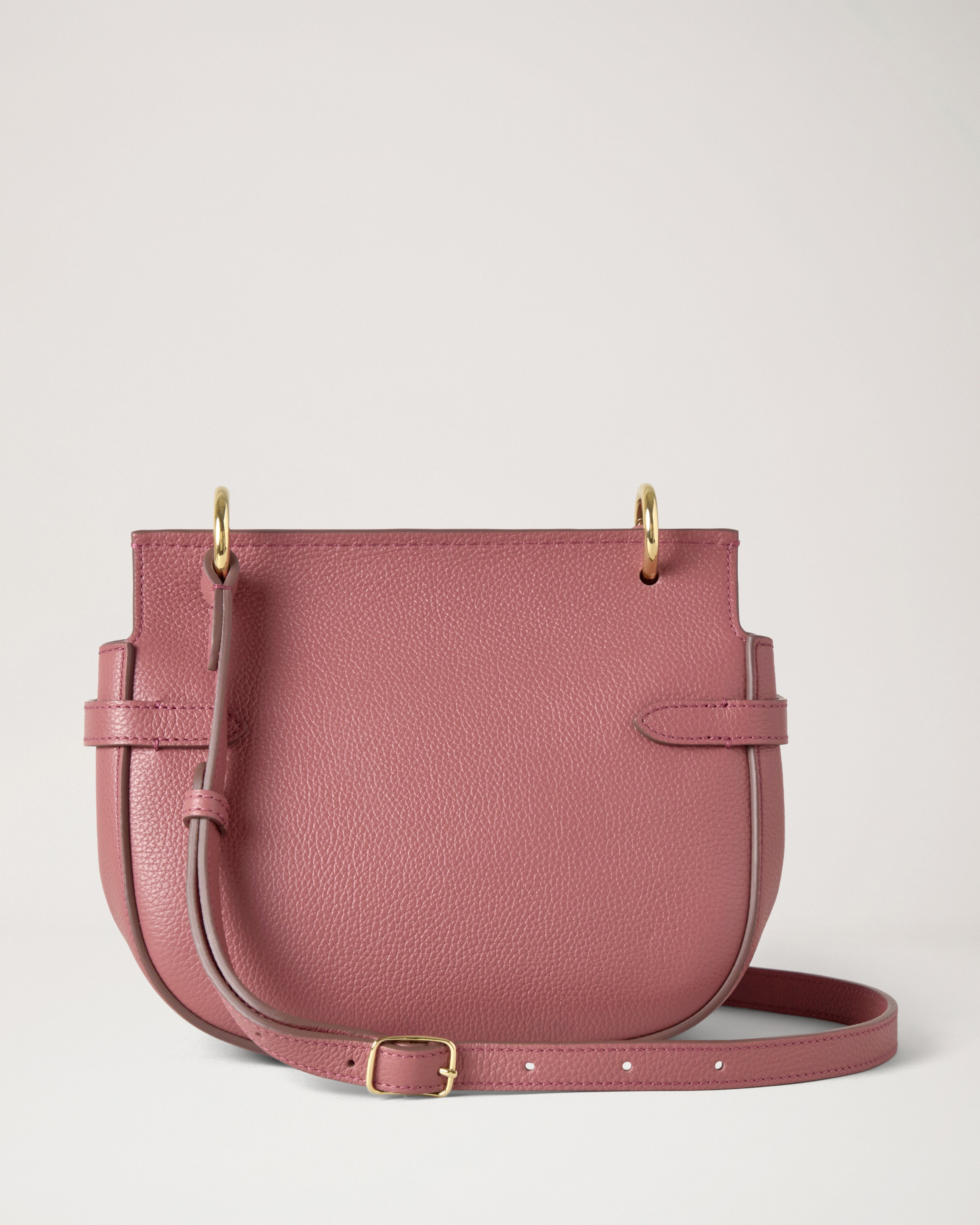 Mulberry | Small Amberley Satchel | Pink Scrumpy Small Classic Grain