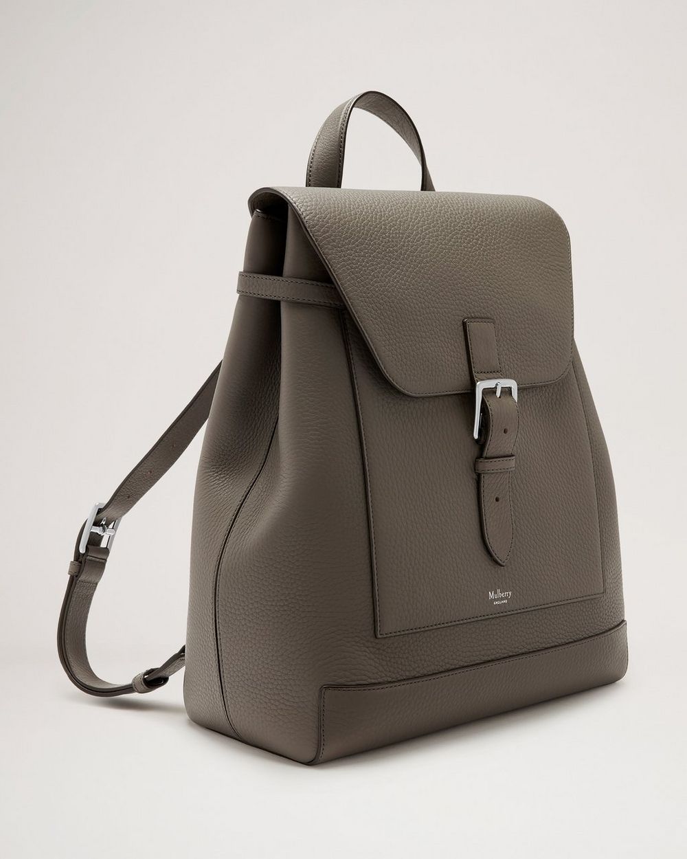 Chiltern Backpack | Earth Grey Heavy Grain | Women | Mulberry