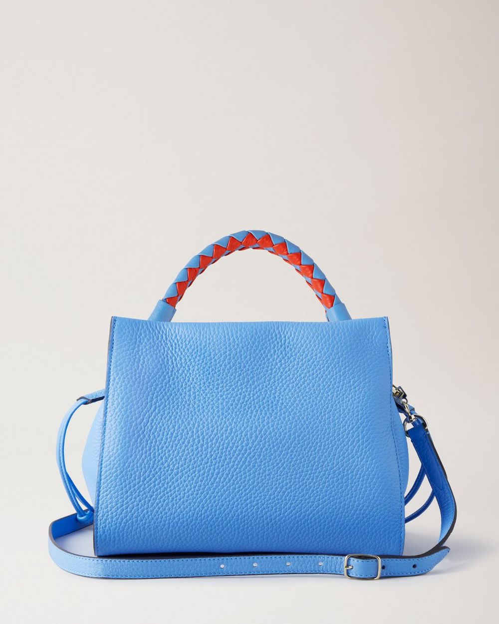 Small Iris | Cornflower blue Heavy Grain & Silky Calf | Iris | Mulberry