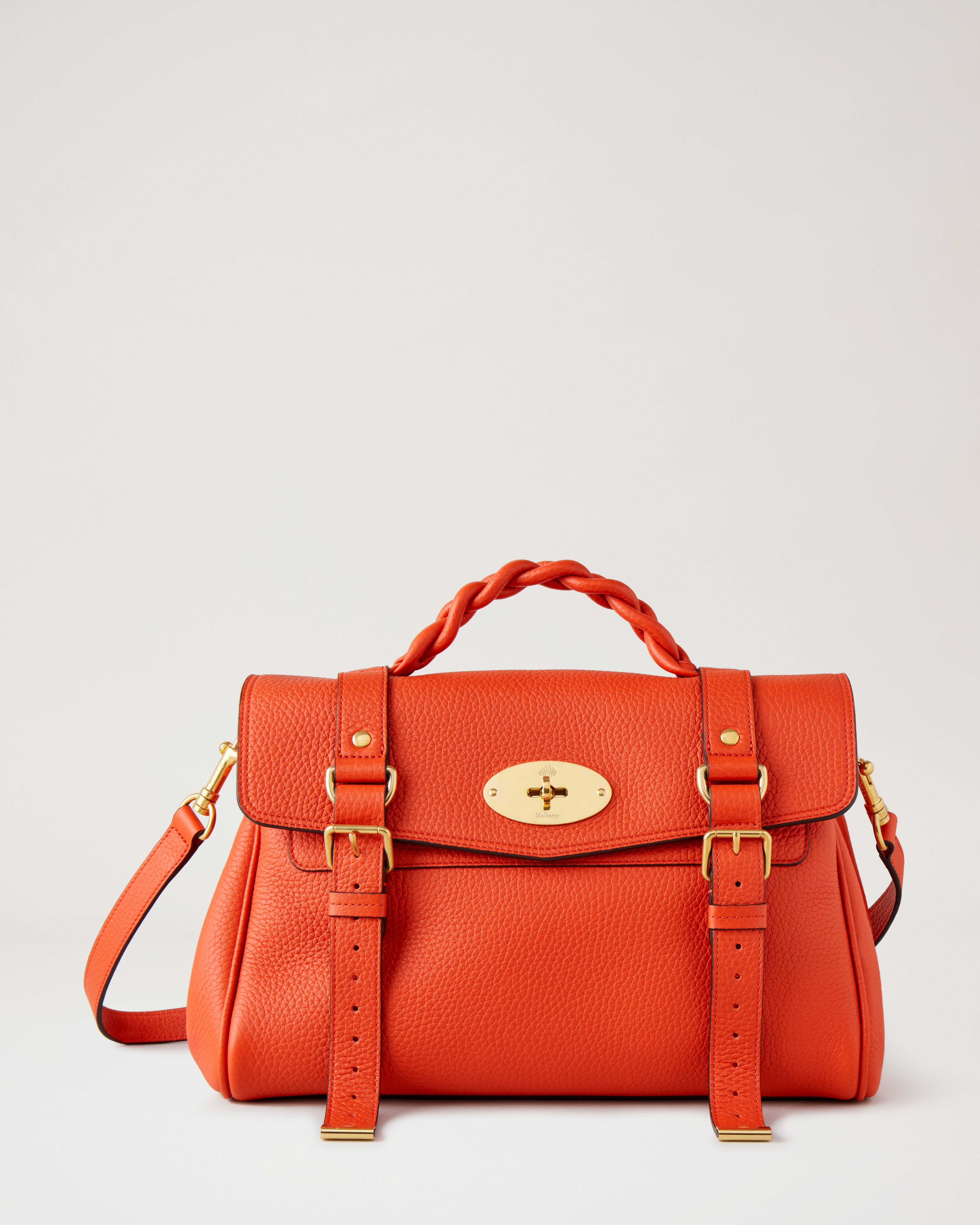 Alexa | Coral Orange Heavy Grain | Sustainable Icons | Mulberry