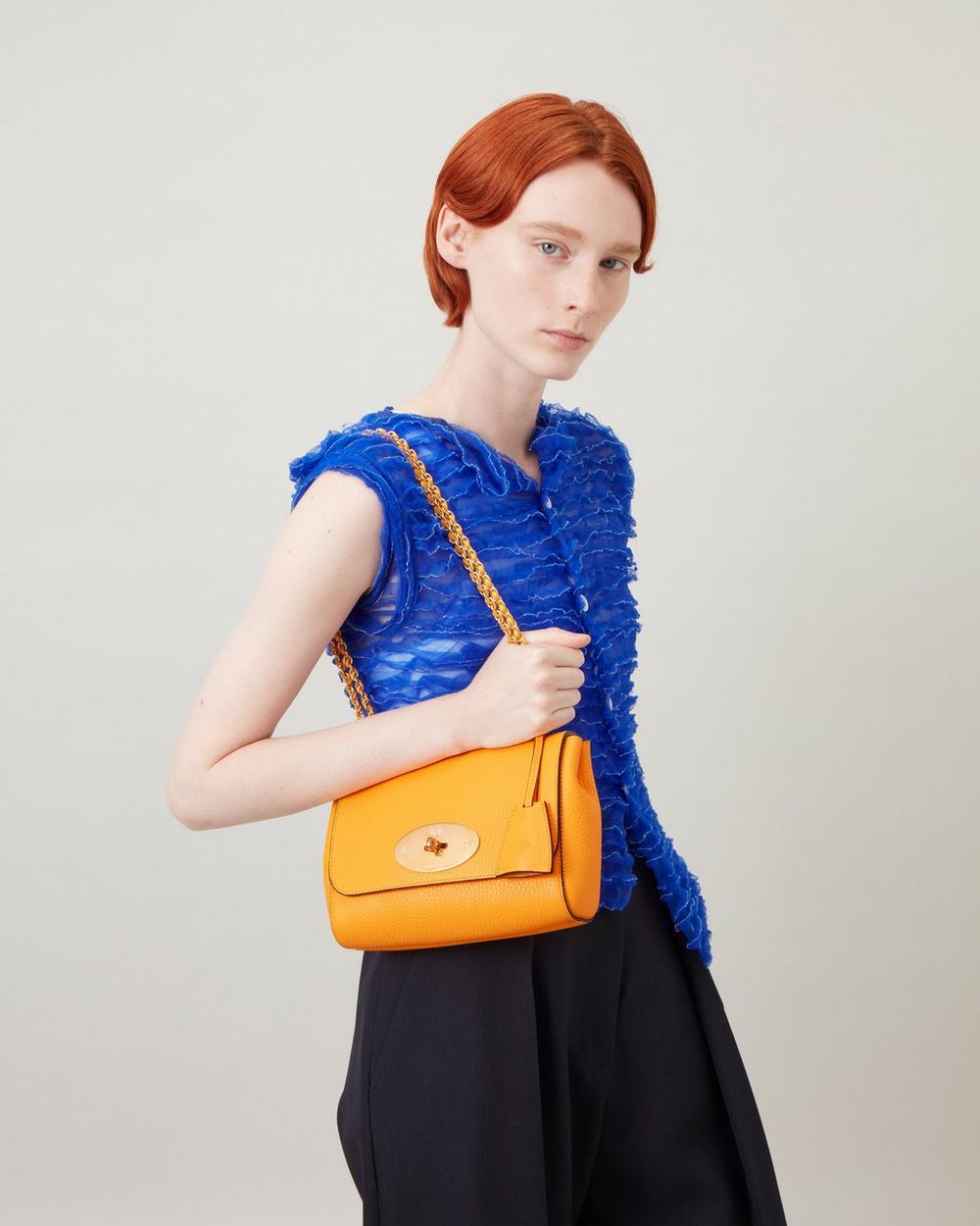 Lily | Double Yellow Heavy Grain | Sustainable Icons | Mulberry