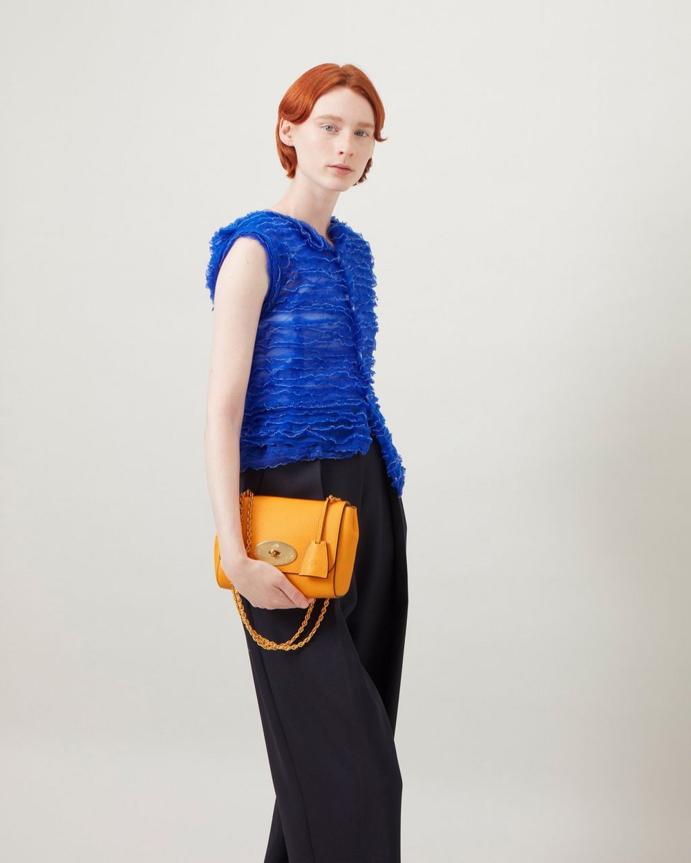 Lily | Double Yellow Heavy Grain | Sustainable Icons | Mulberry