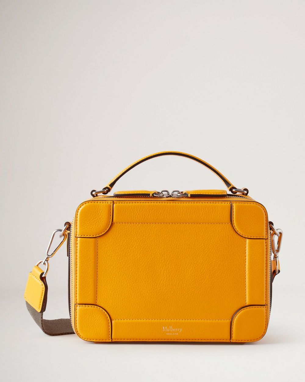 Belgrave Crossbody Messenger | Double Yellow Heavy Grain | Women | Mulberry