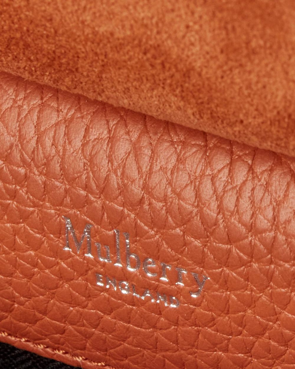 Small Antony | Rust Orange Heavy Grain | Women | Mulberry