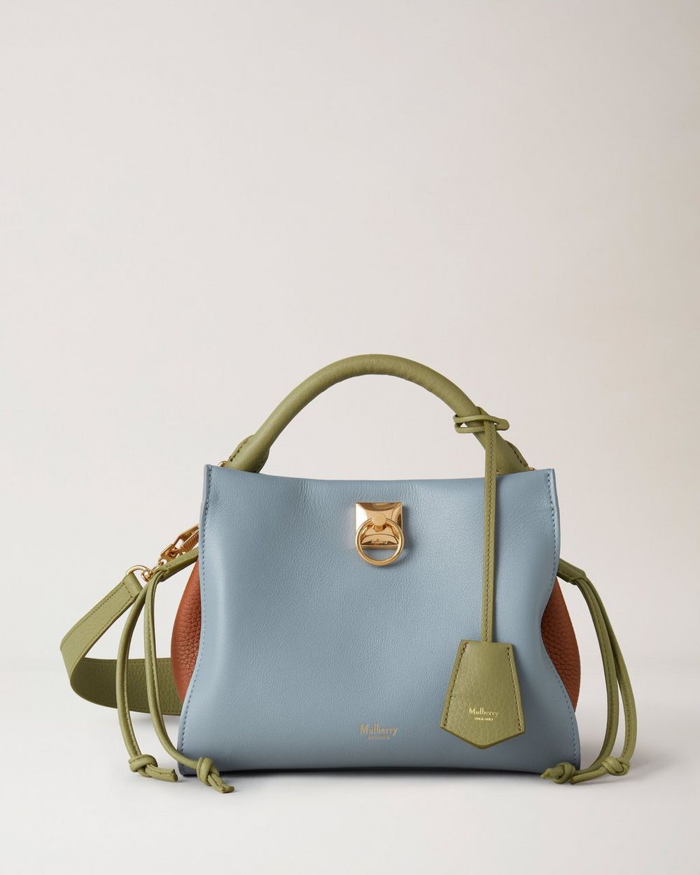 Small Iris | Chestnut, Cloud & Summer Khaki Heavy Grain | Women | Mulberry