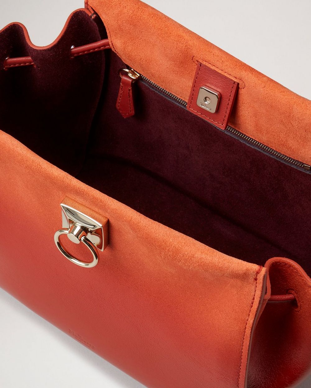 Small Iris | Apricot & Rust Mix Material Degrade | Women | Mulberry