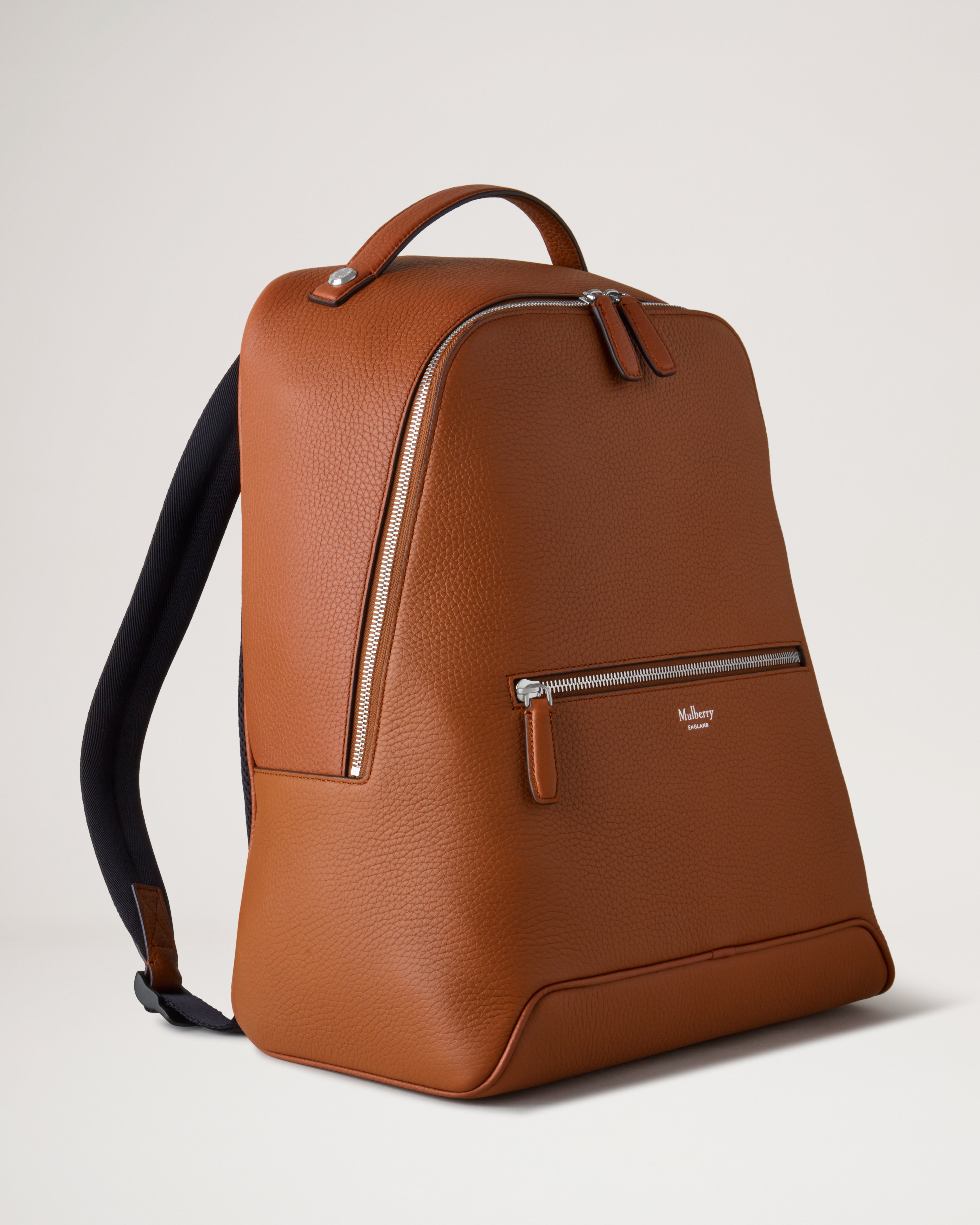 City Backpack | Chestnut Heavy Grain | Women | Mulberry