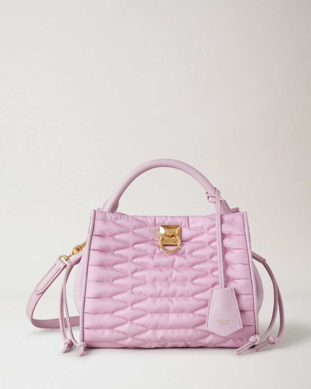 Small Iris | Lilac Blossom Quilted ECONYL® Regenerated Nylon | Mini ...