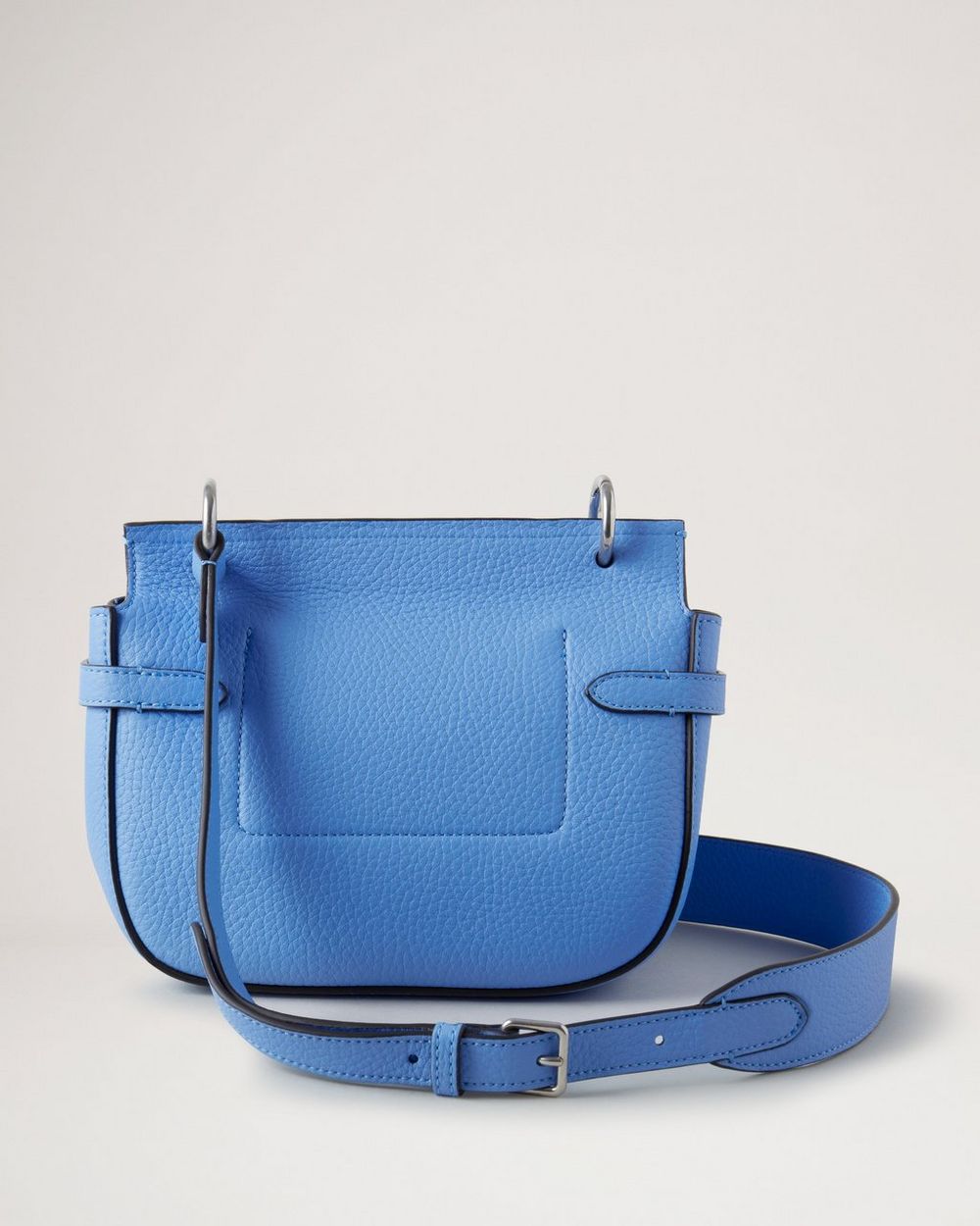 Soft Small Amberley Satchel | Cornflower Blue Hawthorn Heavy Grain ...