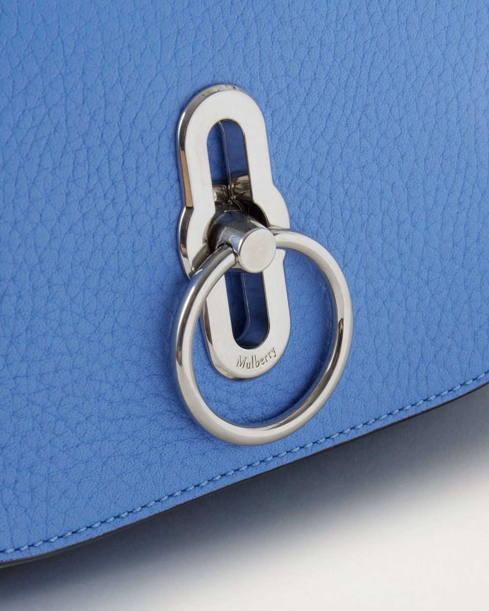 Soft Small Amberley Satchel | Cornflower Blue Hawthorn Heavy Grain ...