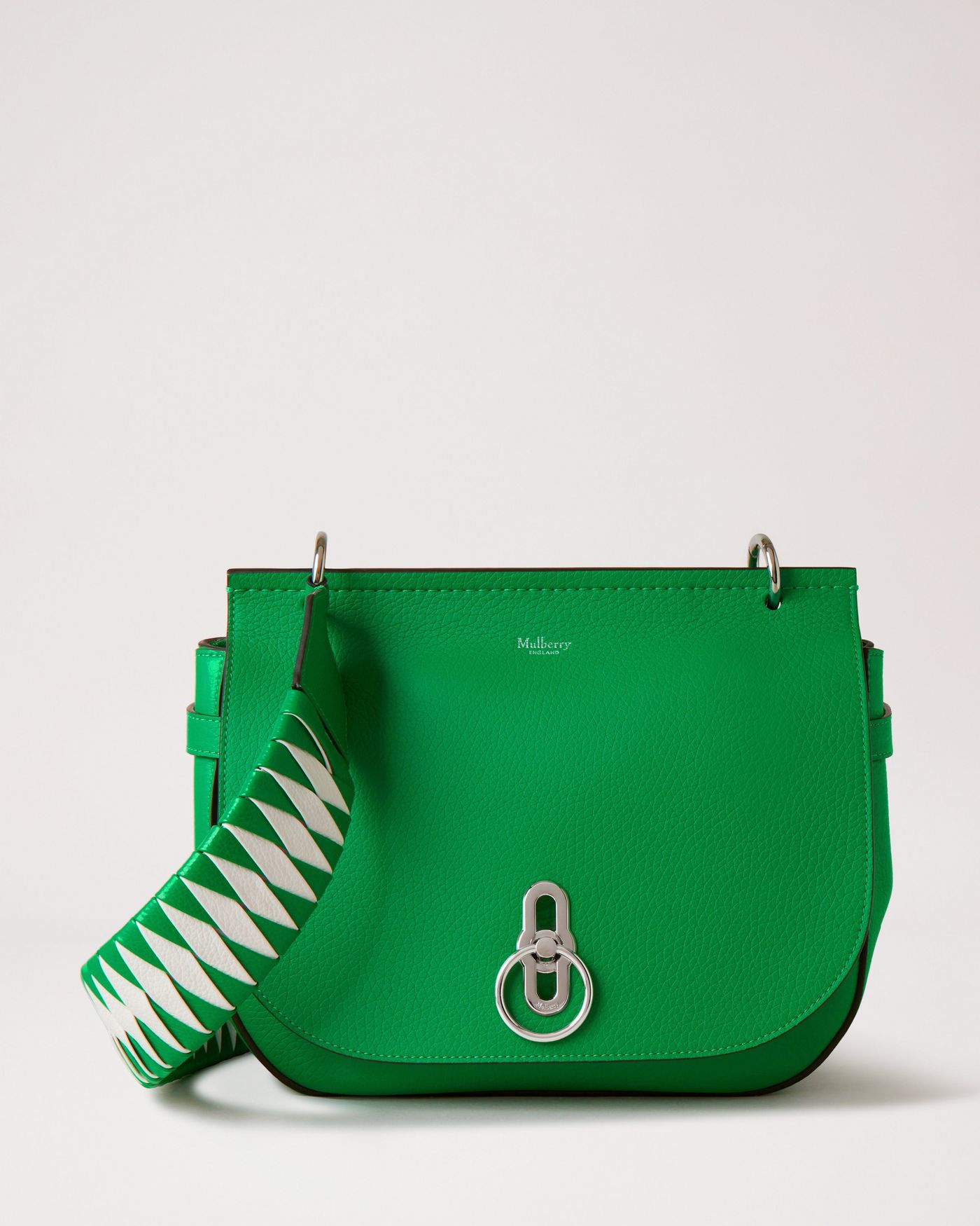 Soft Amberley Satchel | Lawn Green Heavy Grain | Sustainable Icons ...