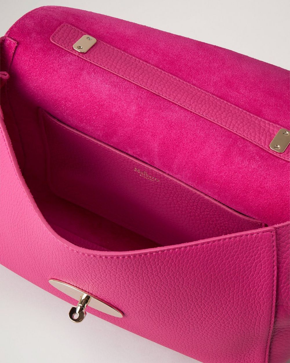 Medium Lily | Carbon Neutral | Mulberry Pink Heavy Grain | Lily | Mulberry