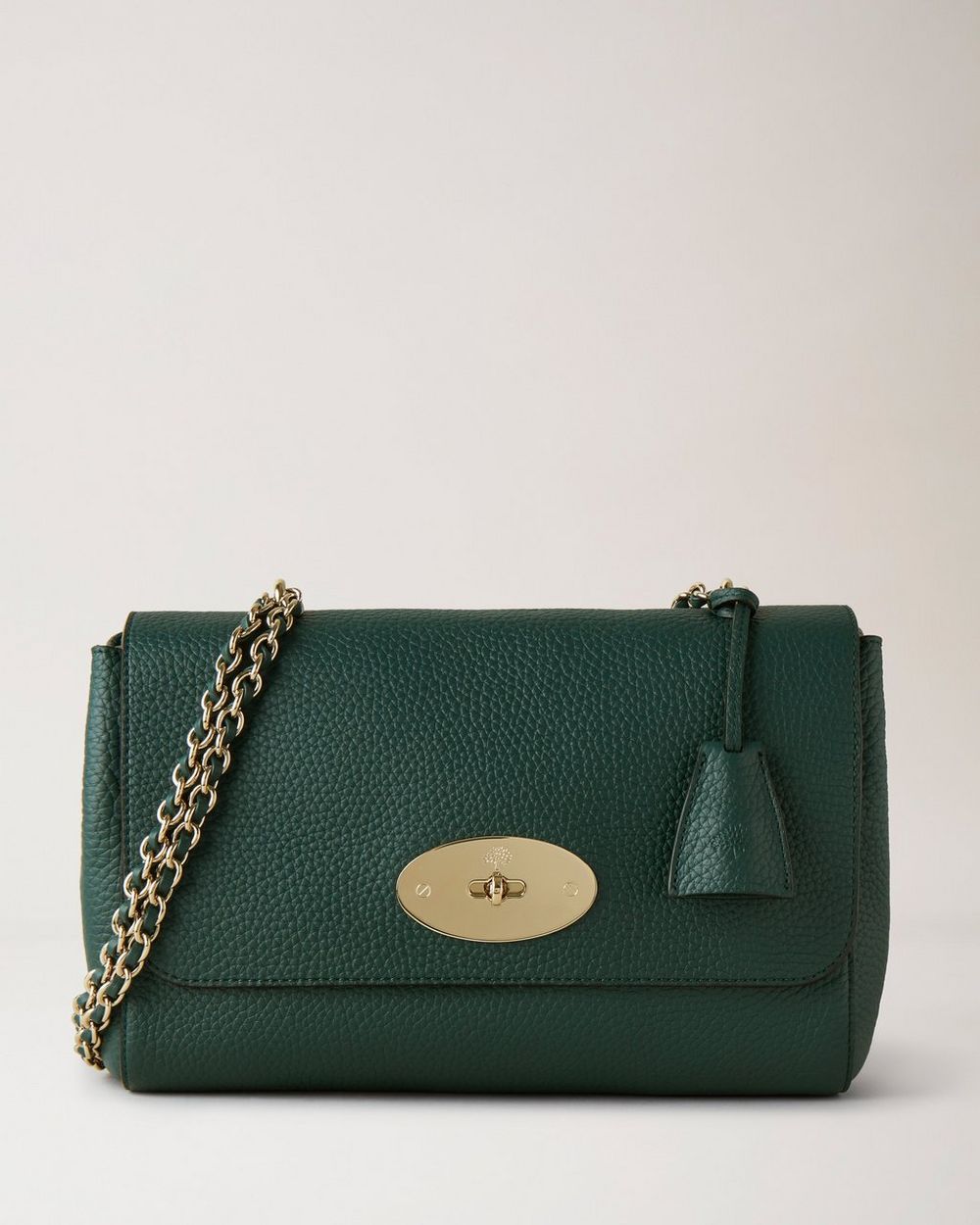 Medium Lily | Carbon Neutral | Mulberry Green Heavy Grain | Lily | Mulberry