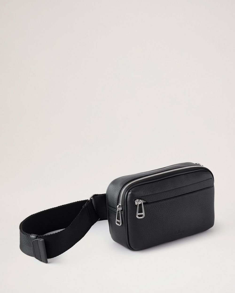 Utility Postman's Buckle Reporter | Black Heavy Grain | Women | Mulberry