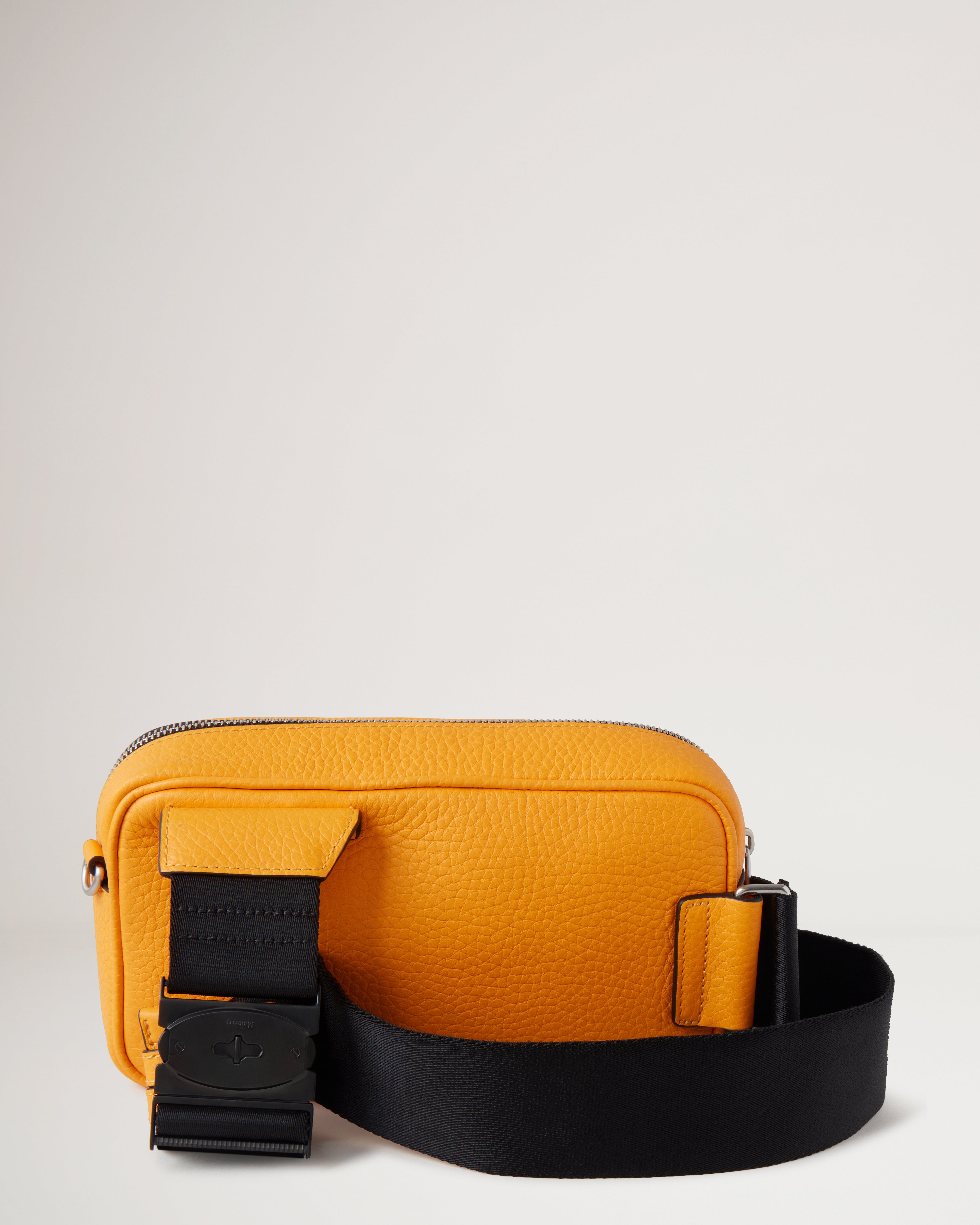 Utility Postman's Buckle Reporter | Double Yellow Heavy Grain | Men ...