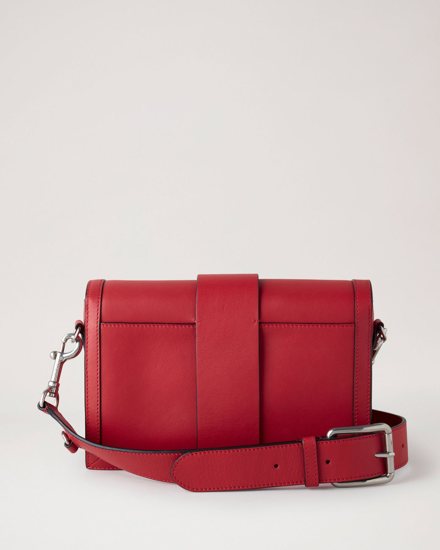 Utility Postman's Buckle Crossbody | Lancaster Red Classic Smooth Calf ...