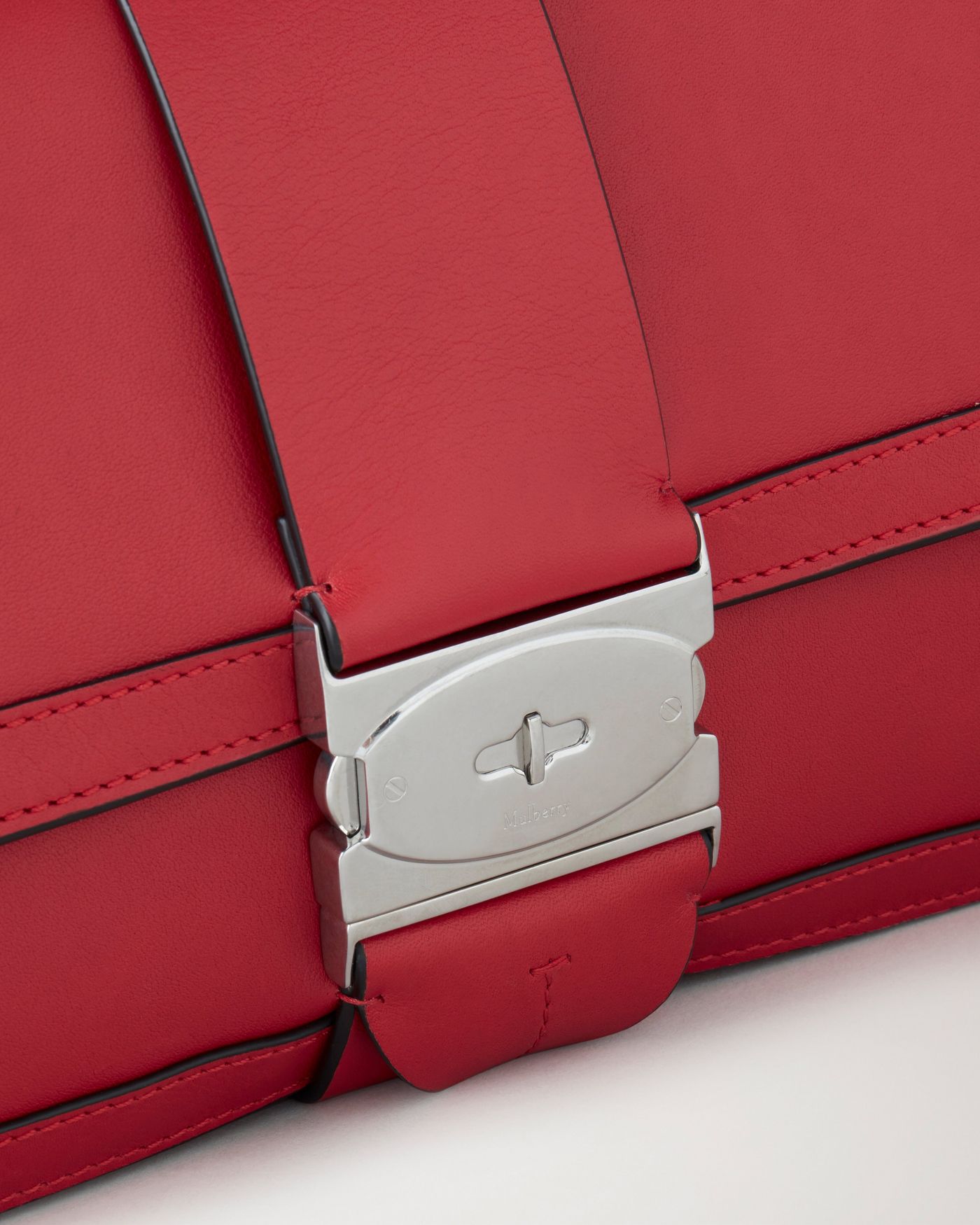 Utility Postman's Buckle Crossbody | Lancaster Red Classic Smooth Calf ...