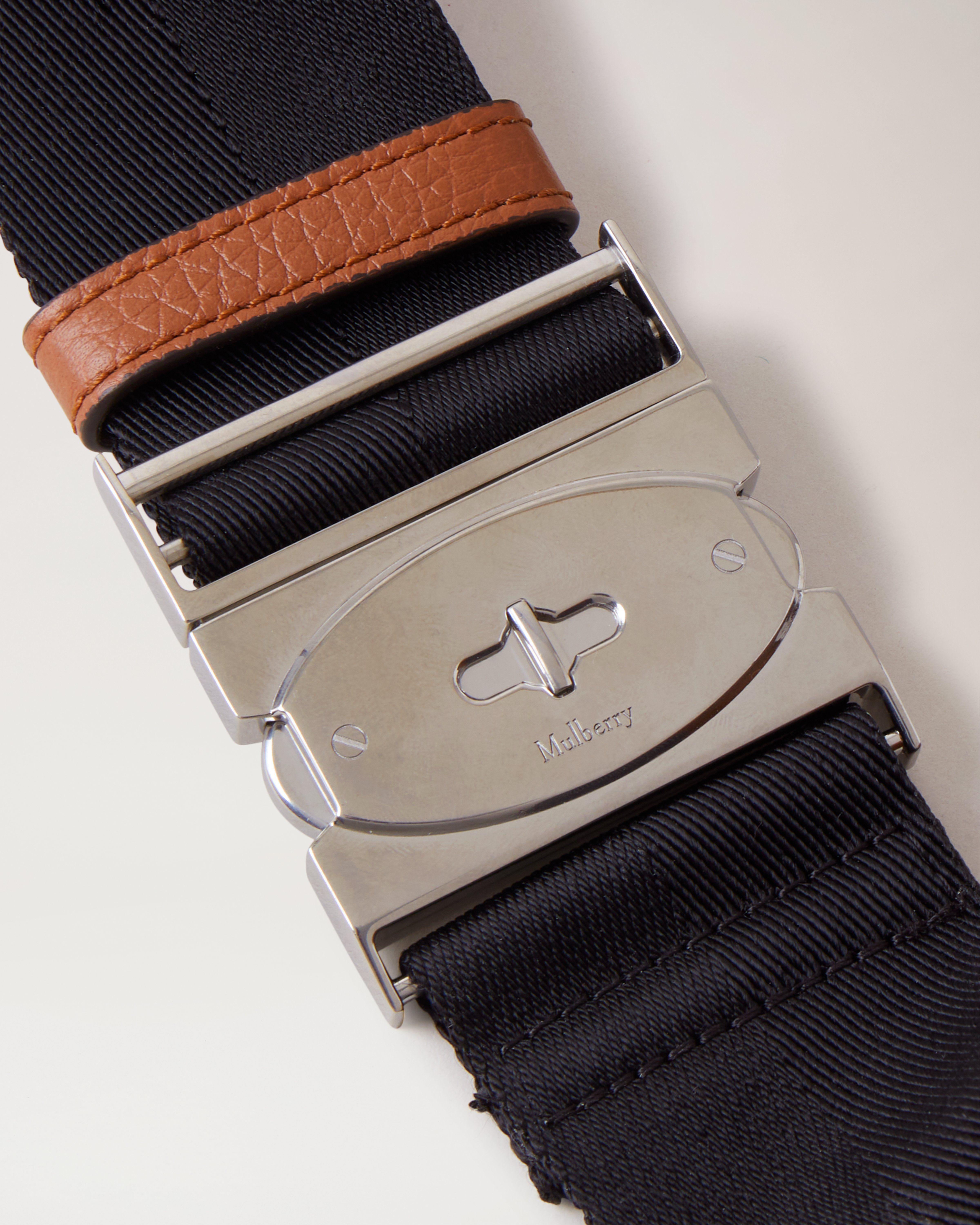 Utility Postman's Buckle Belt Bag | Chestnut Heavy Grain | Men | Mulberry