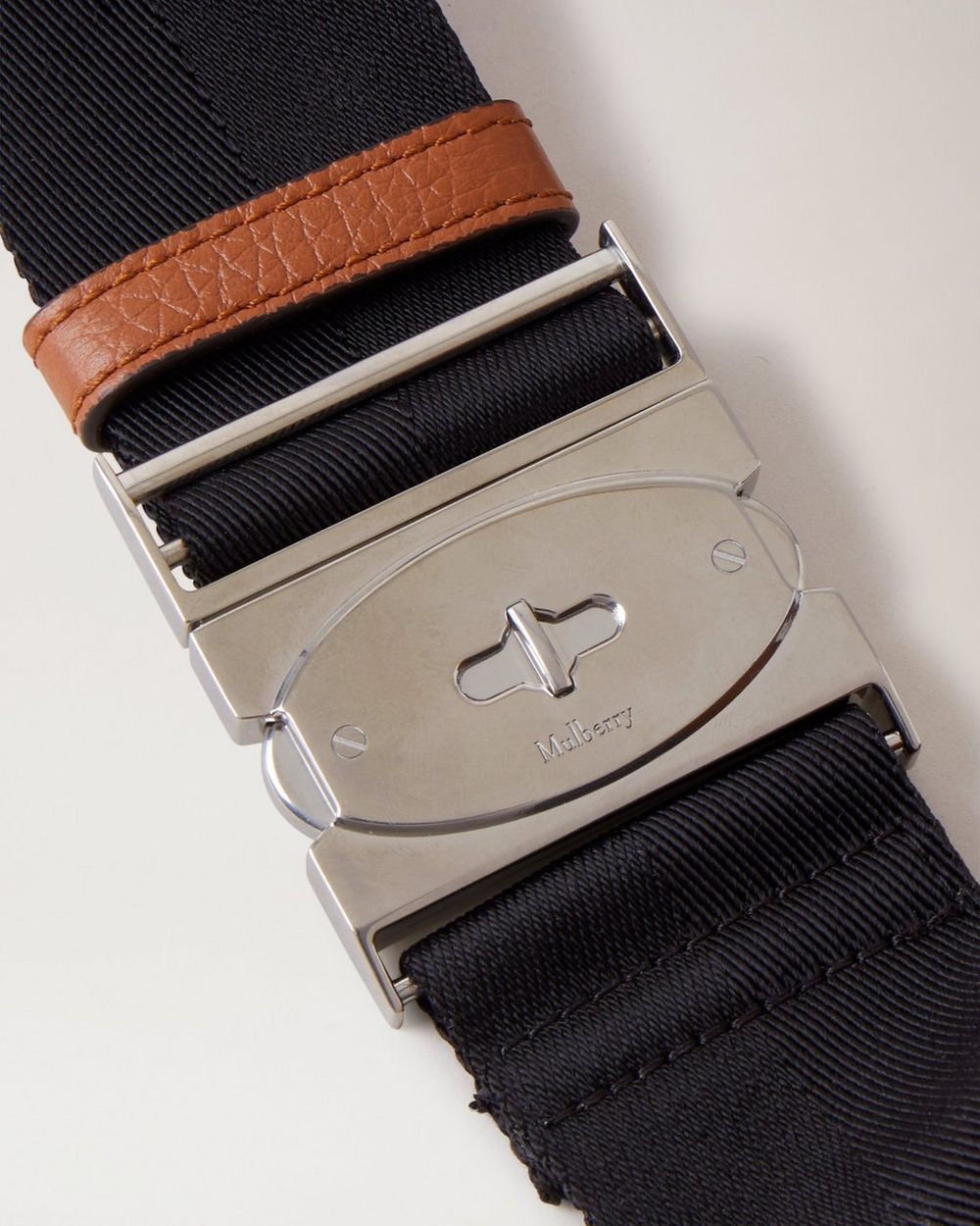 Utility Postman's Buckle Belt Bag | Chestnut Heavy Grain | Women | Mulberry