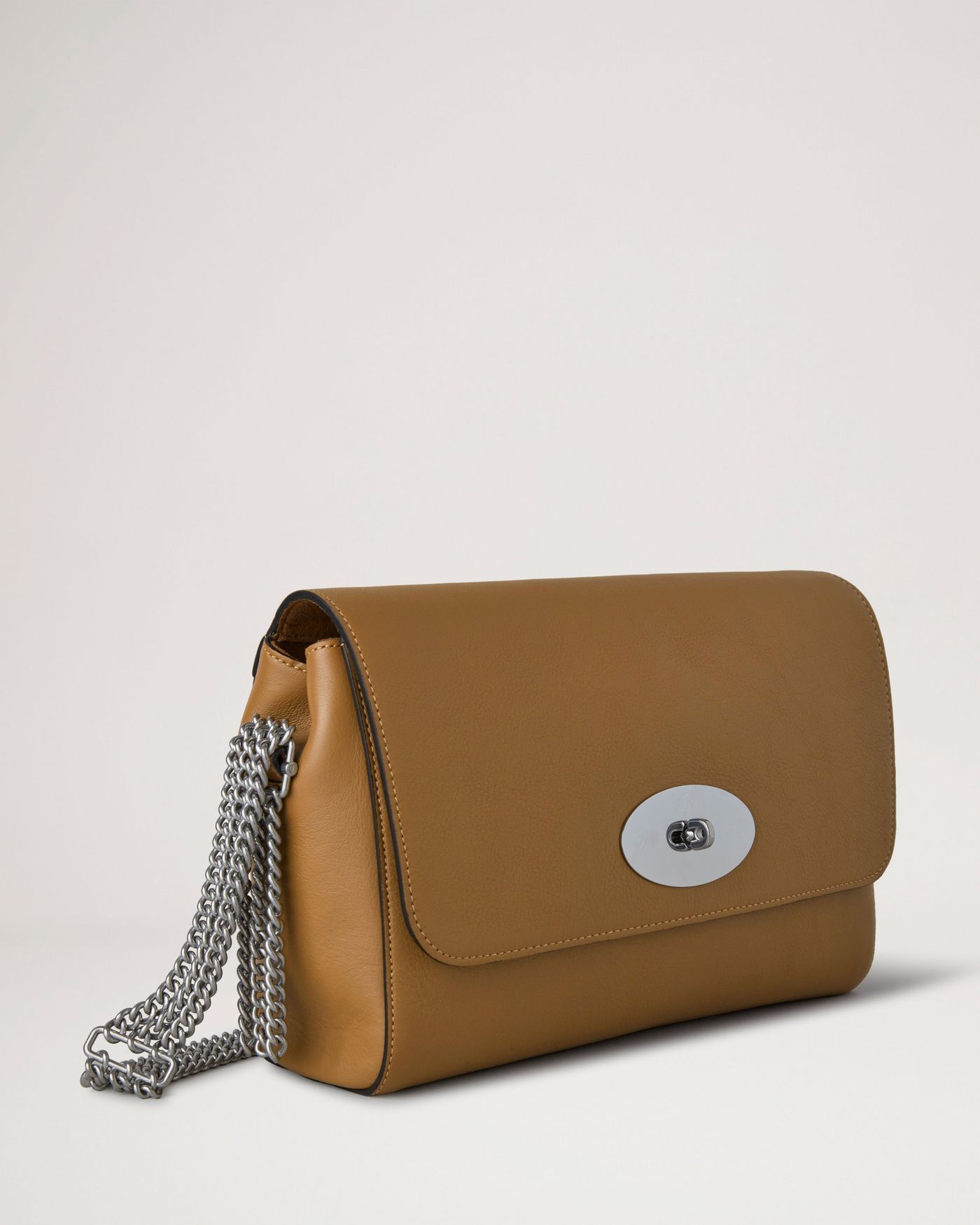 Medium Triple Chain Lily | Teak Matte Smooth Calf | Sustainable Icons ...