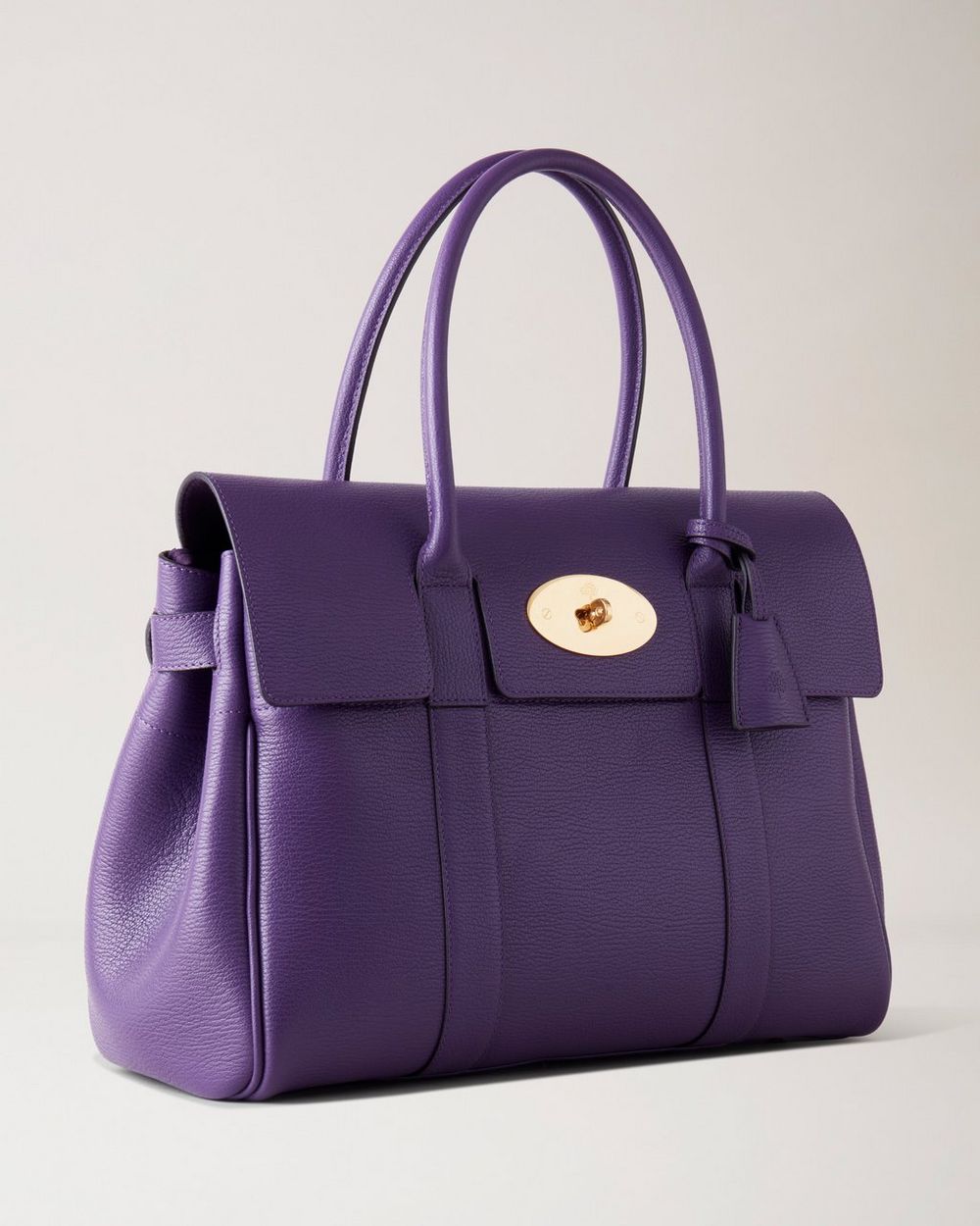 Bayswater | Amethyst High Shine Goat Print Leather | Sustainable Icons ...