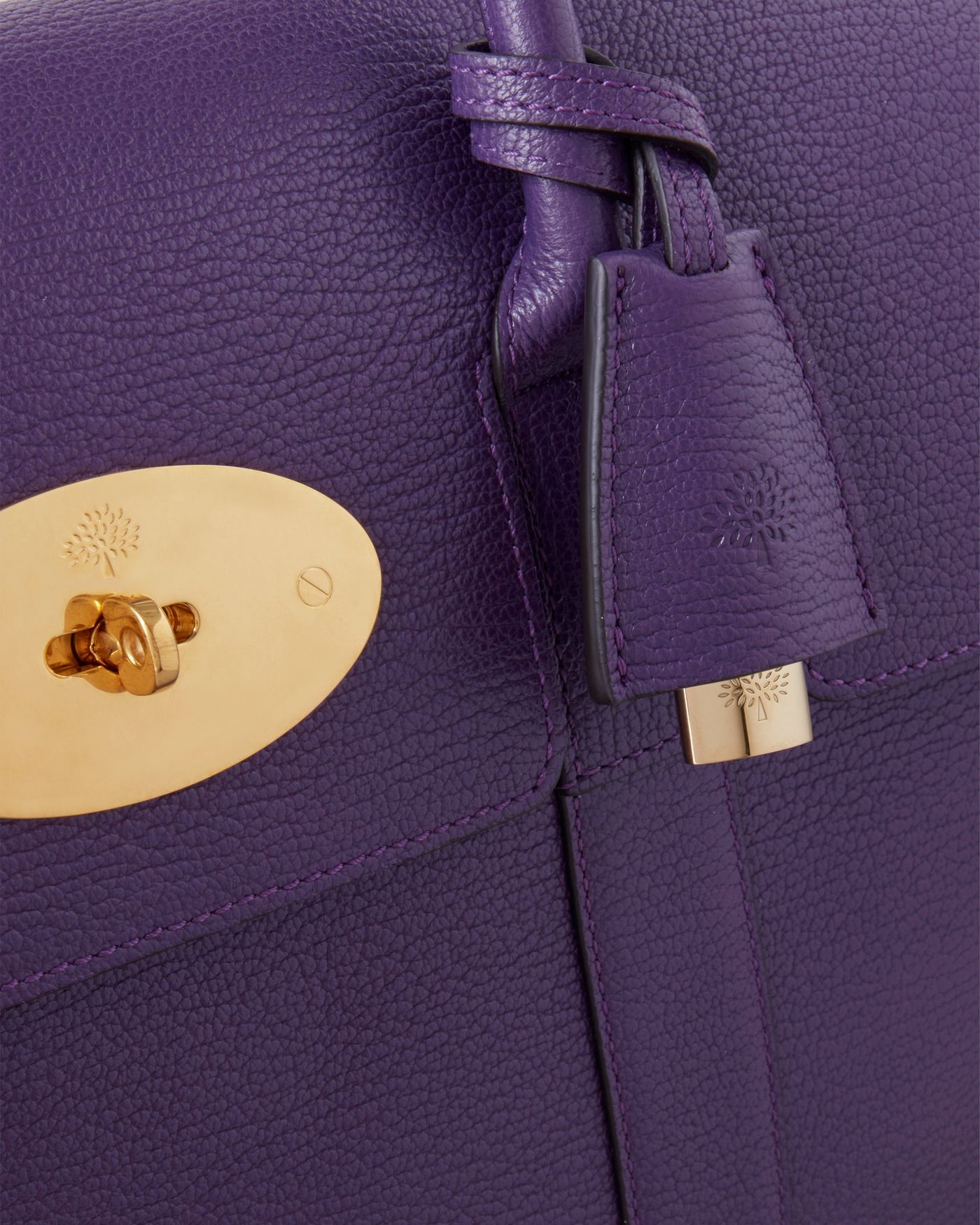 Bayswater | Amethyst High Shine Goat Print Leather | Sustainable Icons ...