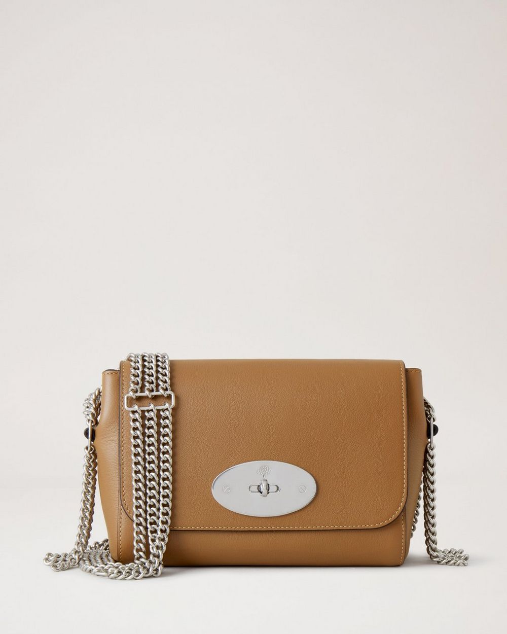 Triple Chain Lily | Teak Matte Smooth Calf | Sustainable Icons | Mulberry