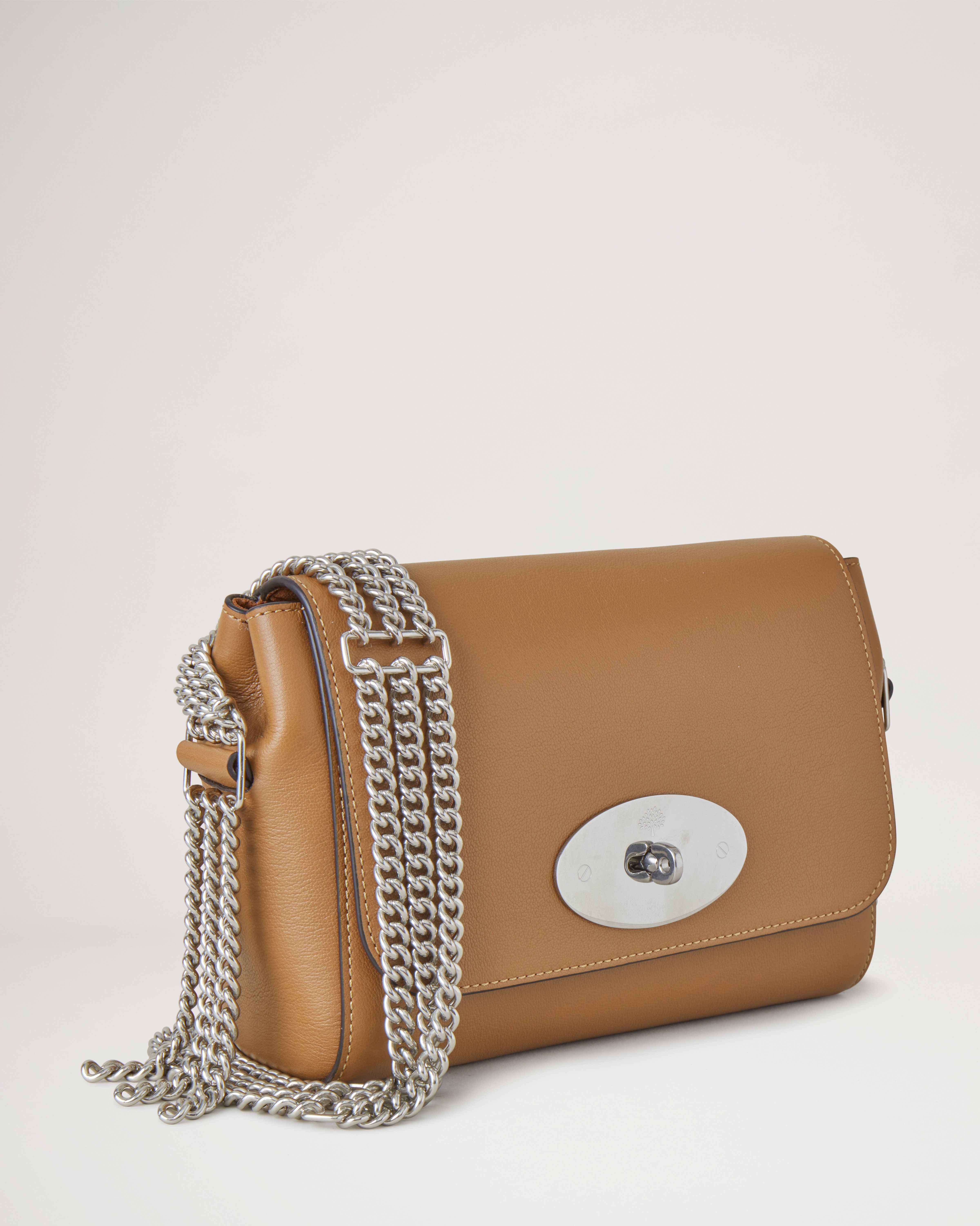 Triple Chain Lily | Teak Matte Smooth Calf | Sustainable Icons | Mulberry