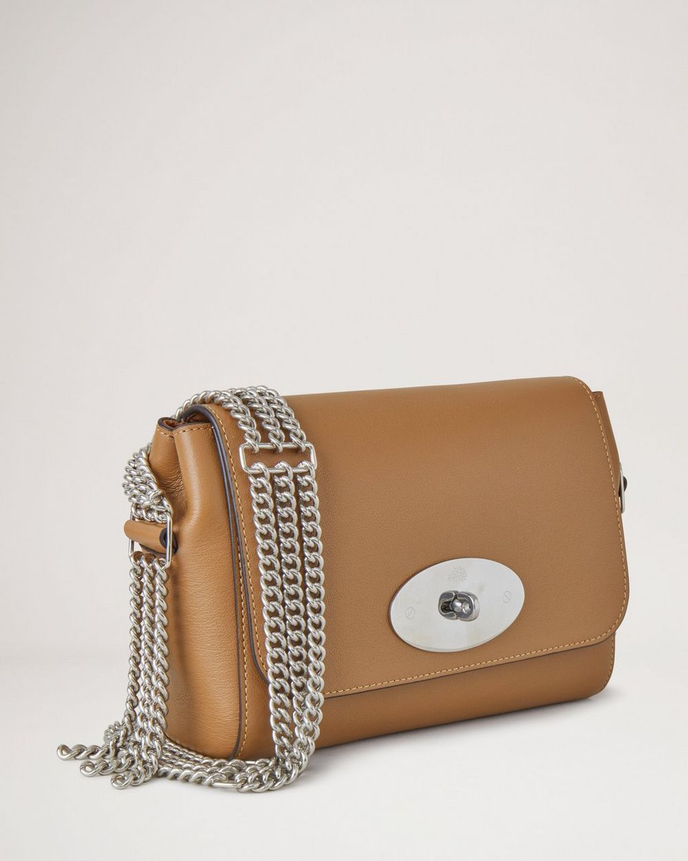 Triple Chain Lily | Teak Matte Smooth Calf | Sustainable Icons | Mulberry