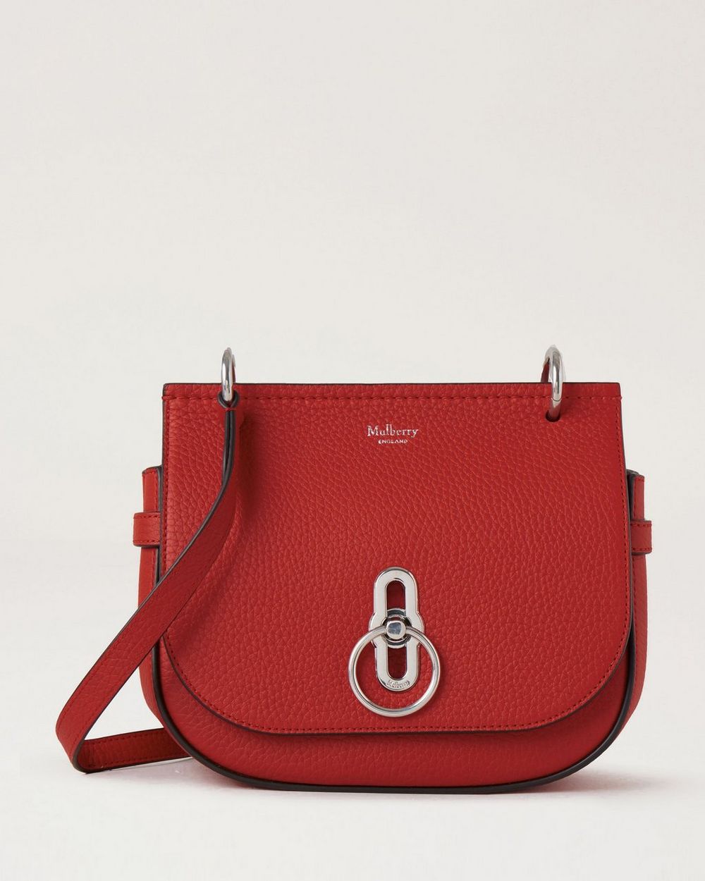 Small Amberley Satchel | Lancaster Red Heavy Grain | Amberley | Mulberry