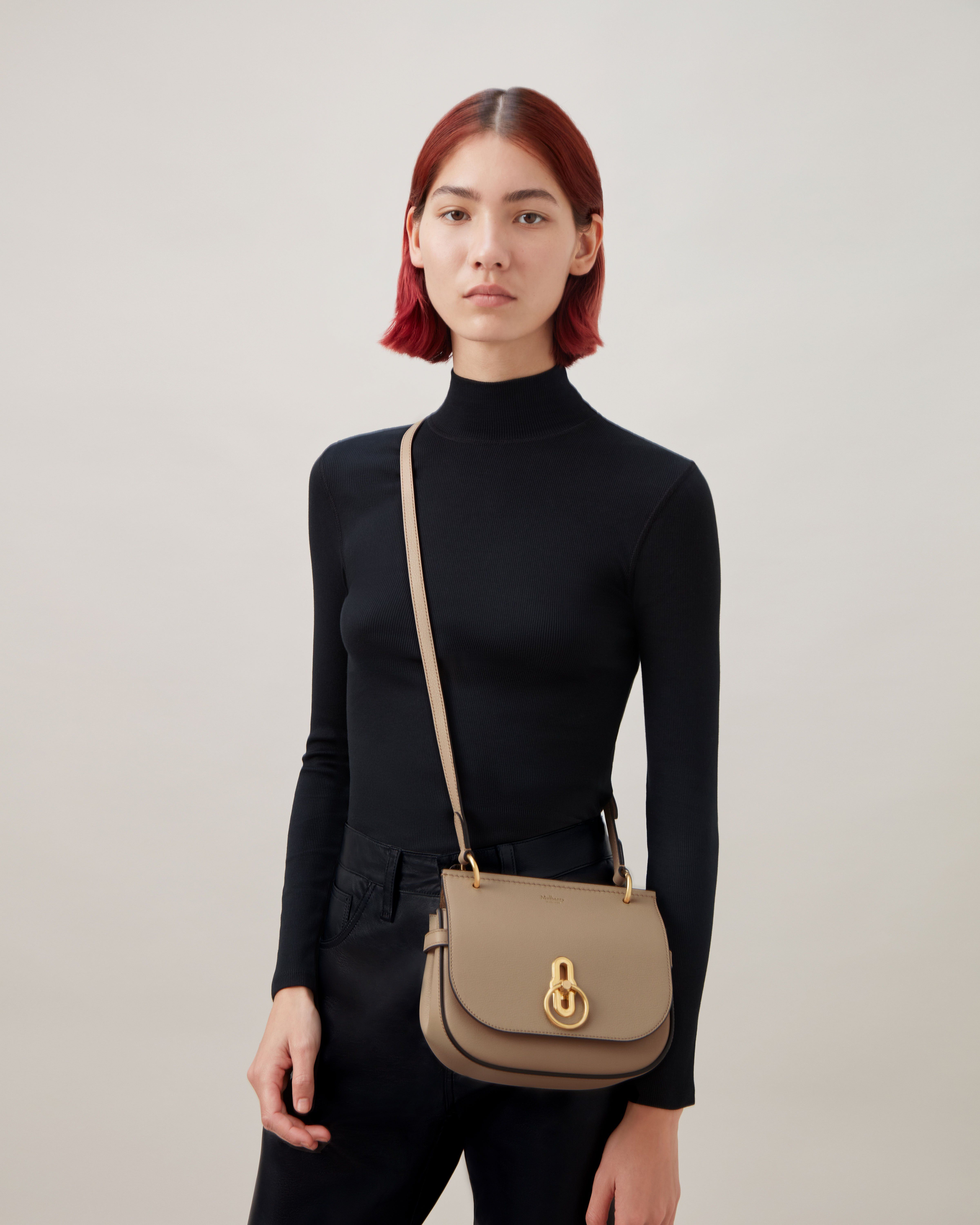 Small Amberley Satchel | Maple Silky Calf | Amberley | Mulberry