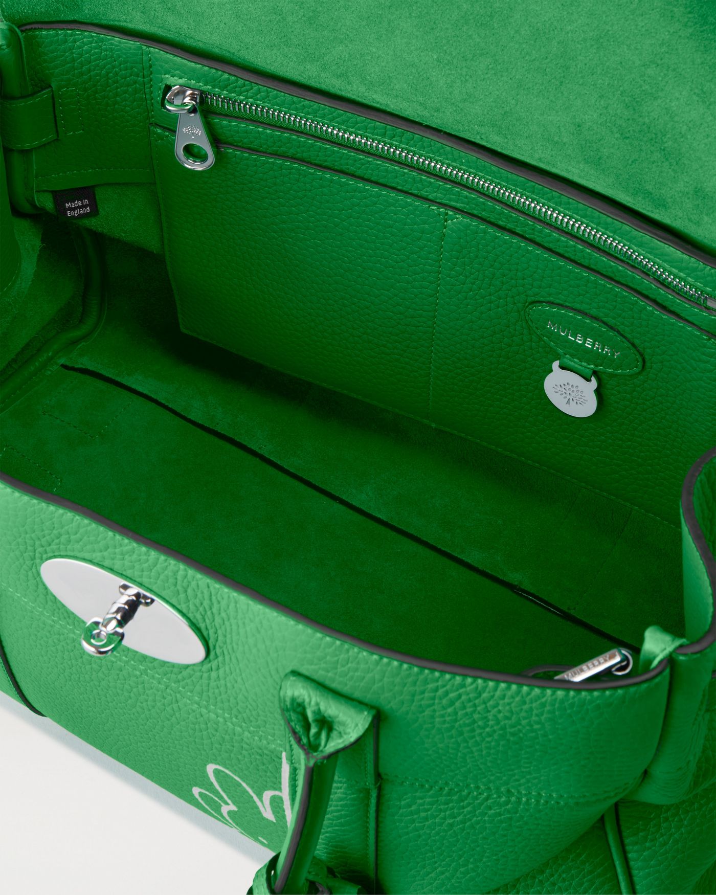 Mulberry x Miffy - Bayswater | Lawn Green Heavy Grain | Women | Mulberry