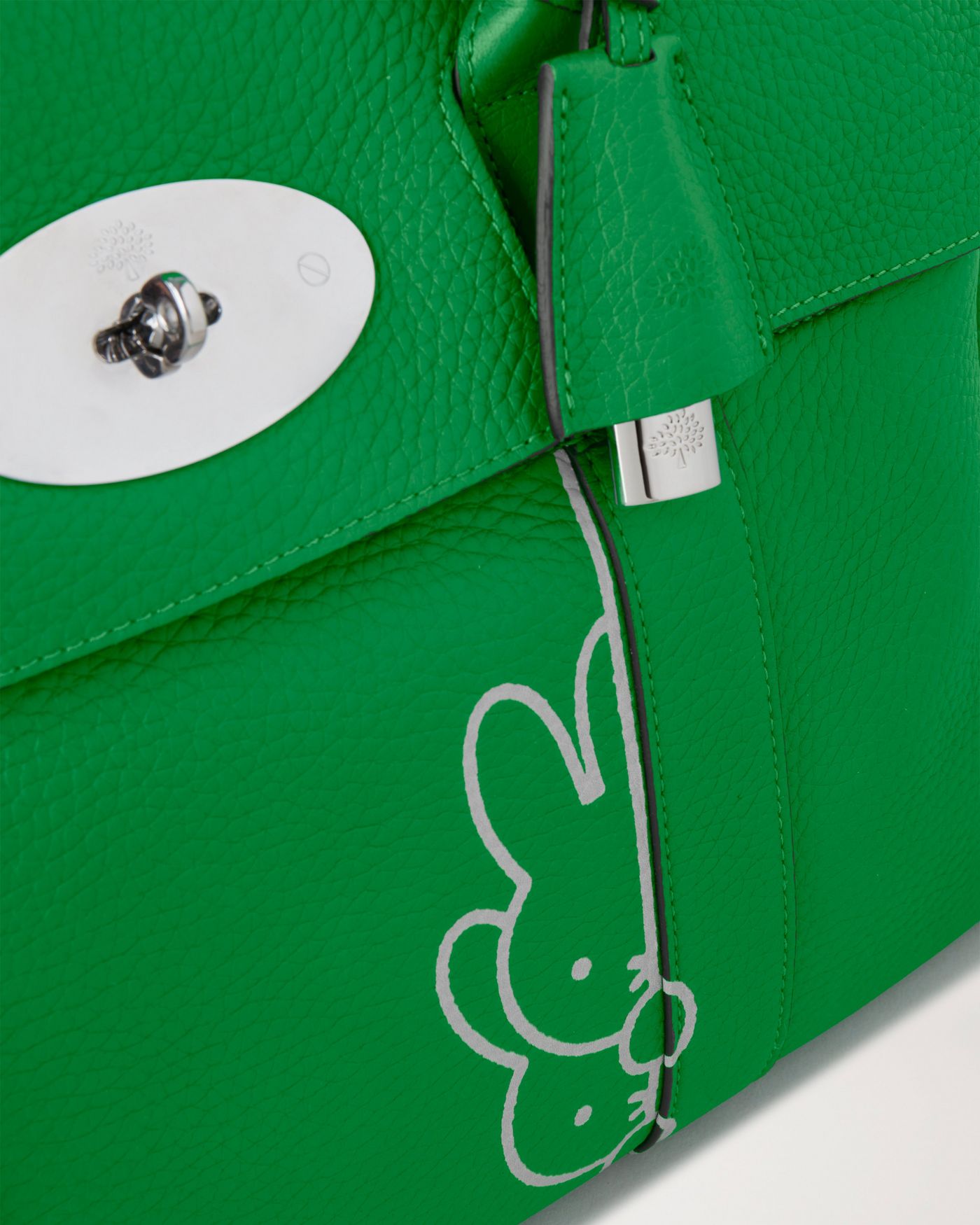 Mulberry x Miffy - Bayswater | Lawn Green Heavy Grain | Women | Mulberry