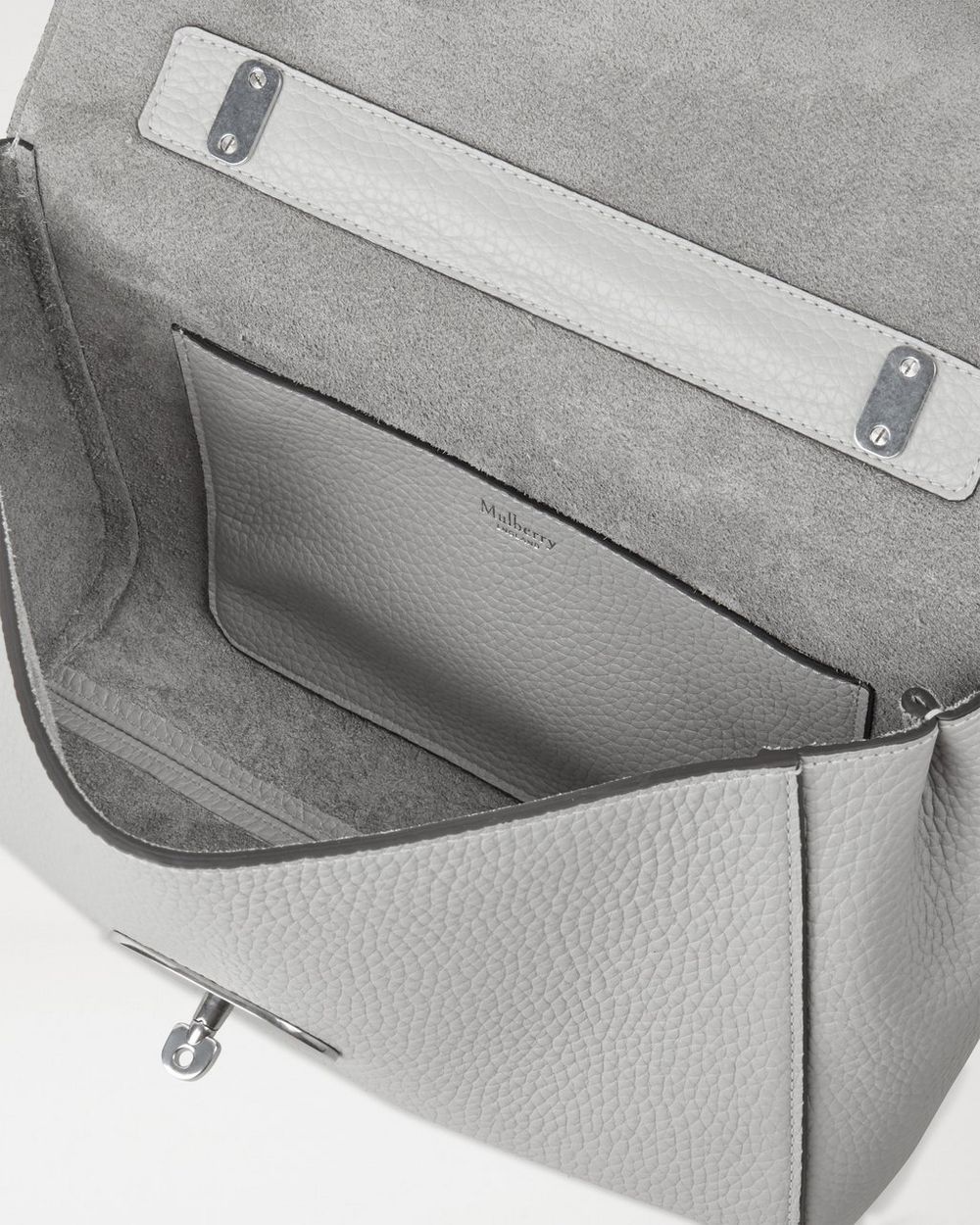 Medium Lily | Pale Grey Heavy Grain | Women | Mulberry