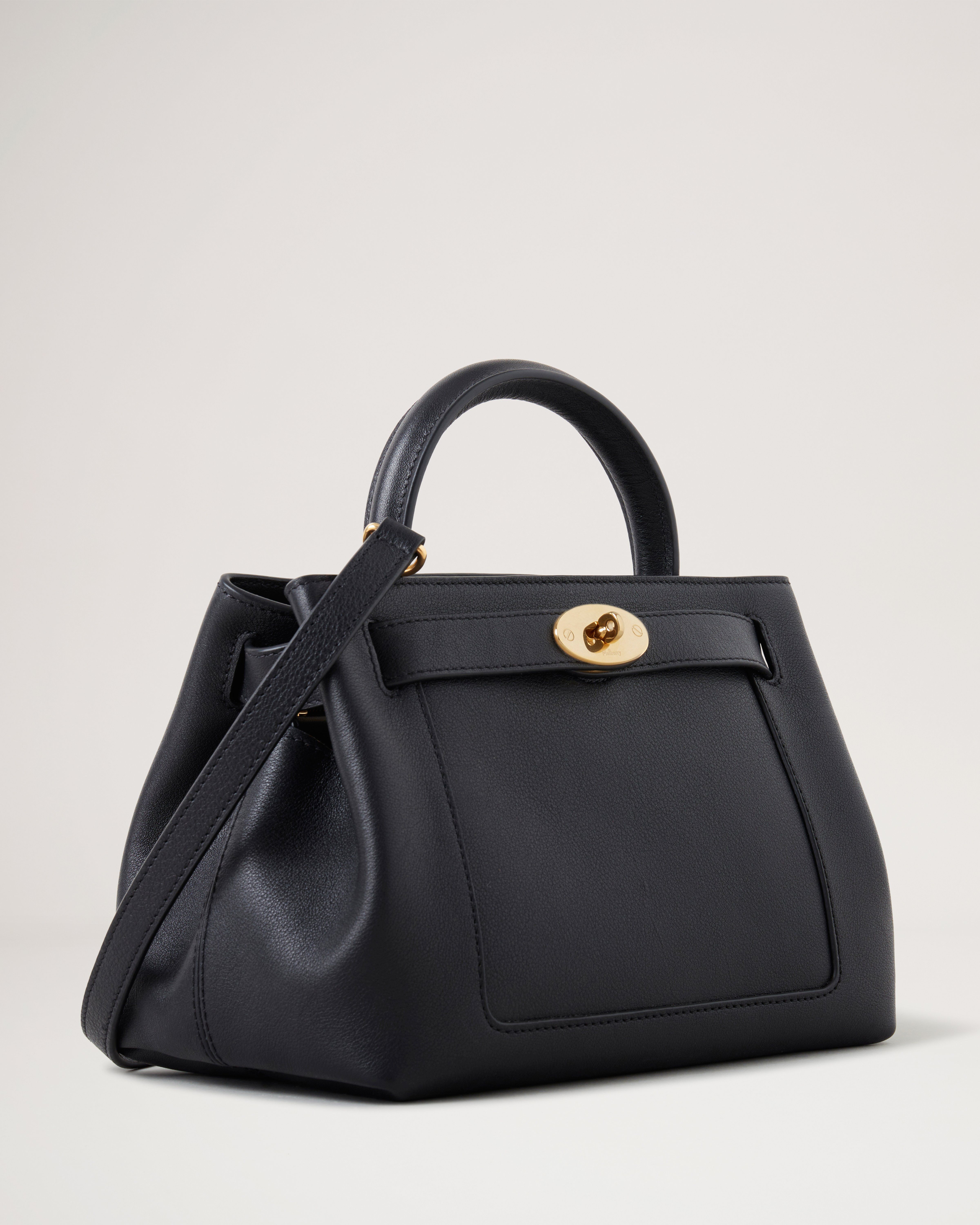 Small Islington | Black Silky Calf | Women | Mulberry