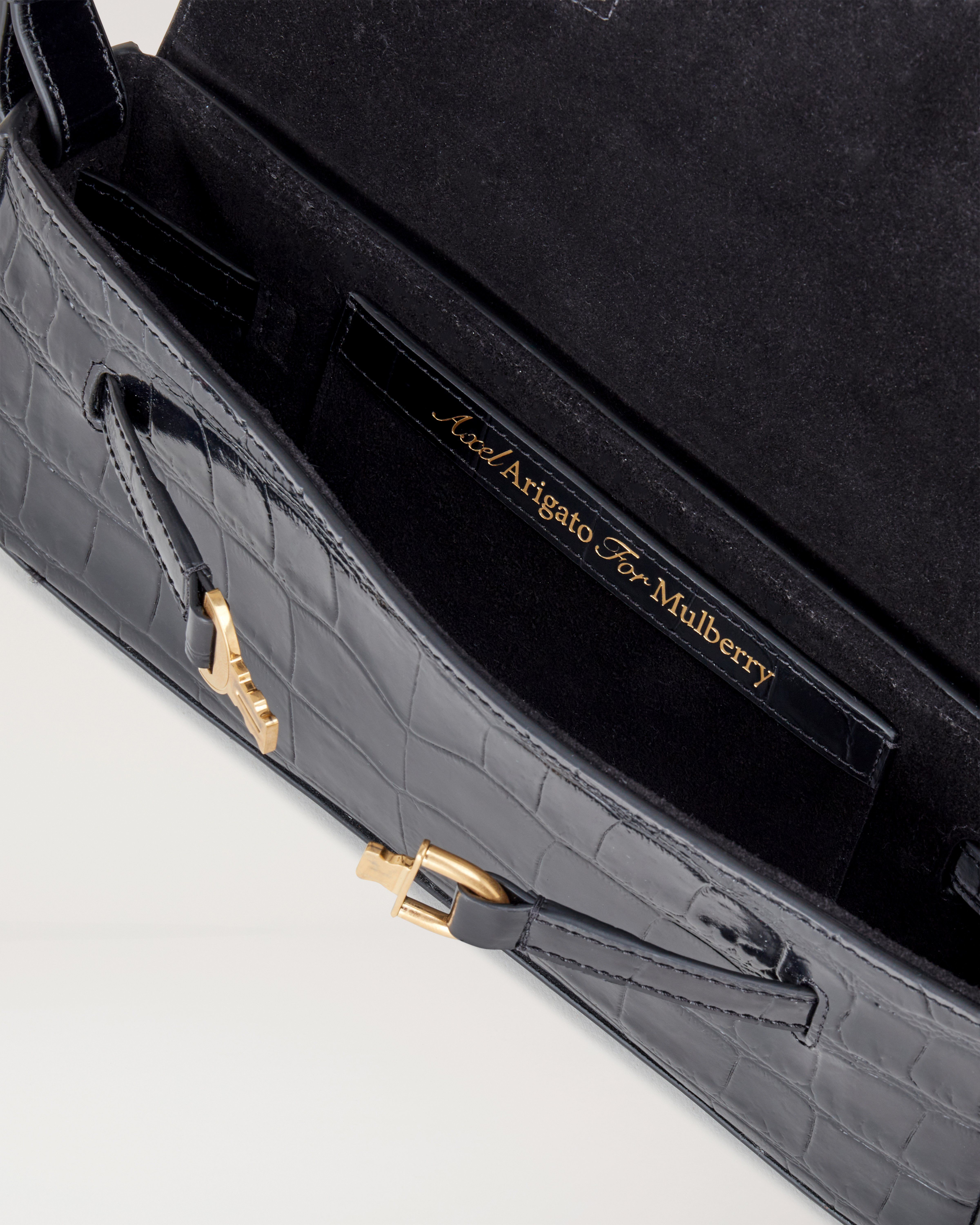 Axel Arigato for Mulberry Shoulder Bag | Black Bovine Leather | Axel ...