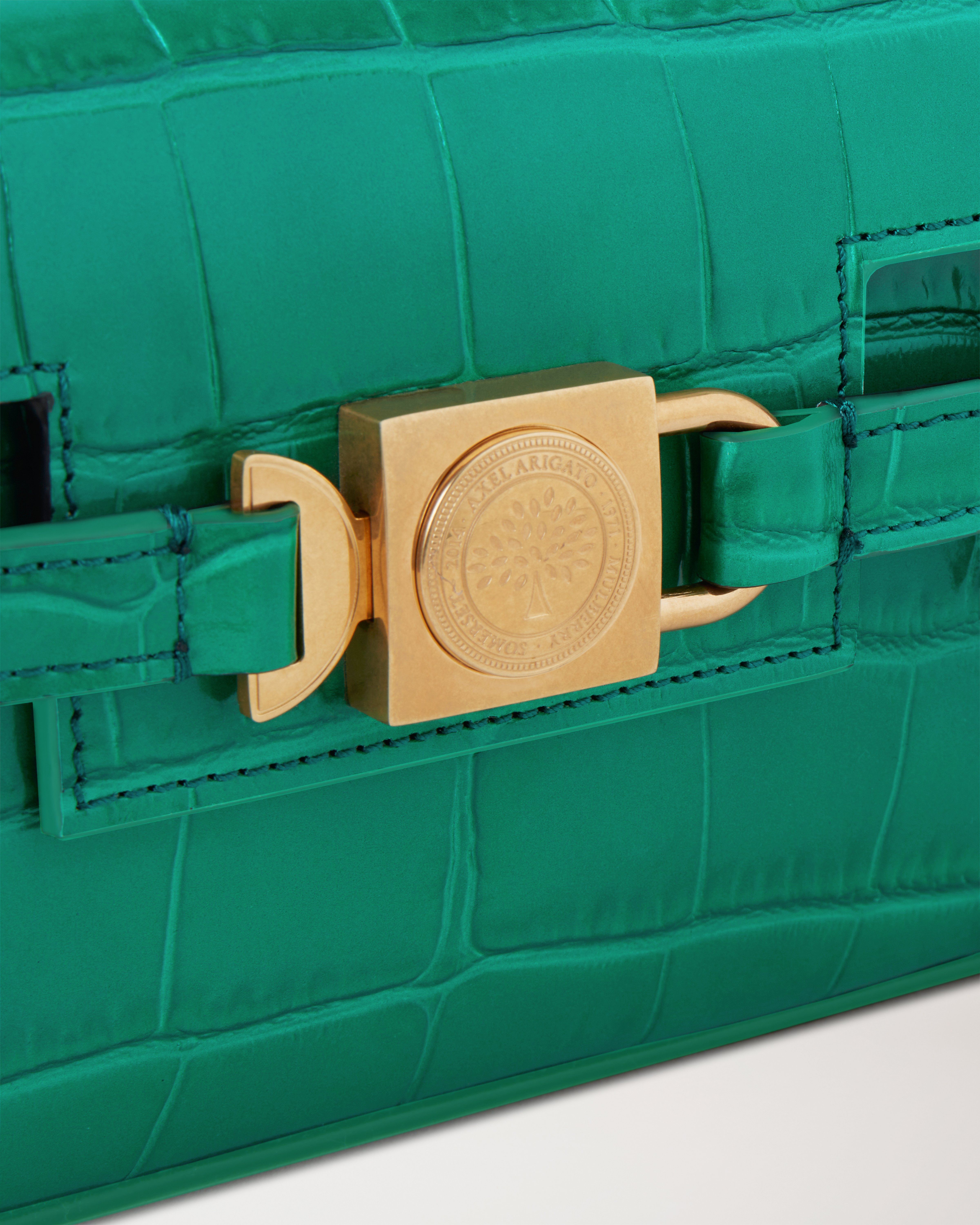 Axel Arigato for Mulberry Shoulder Bag | Emerald Green Bovine Leather ...