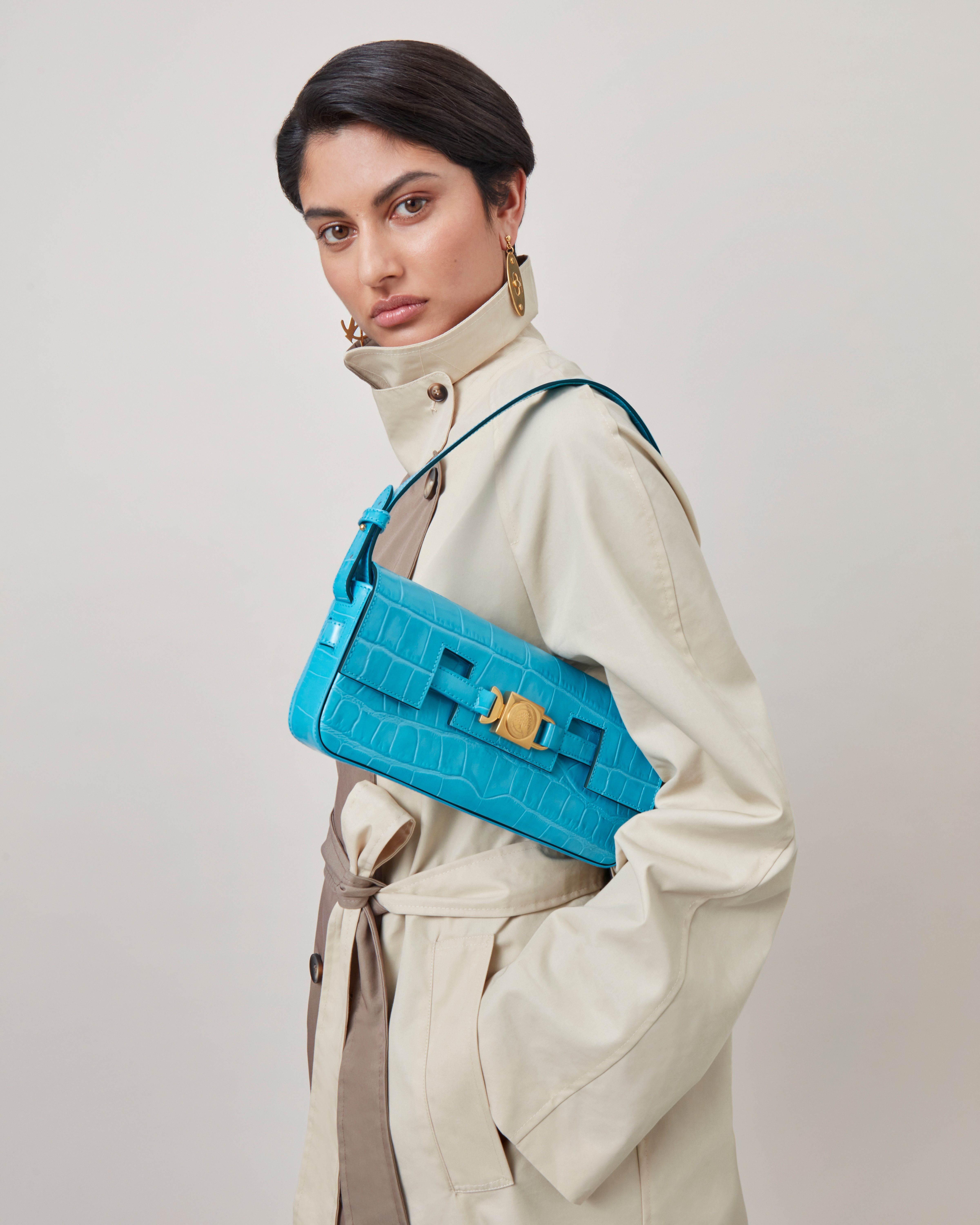 Axel Arigato for Mulberry Shoulder Bag | Azure Bovine Leather | Axel ...