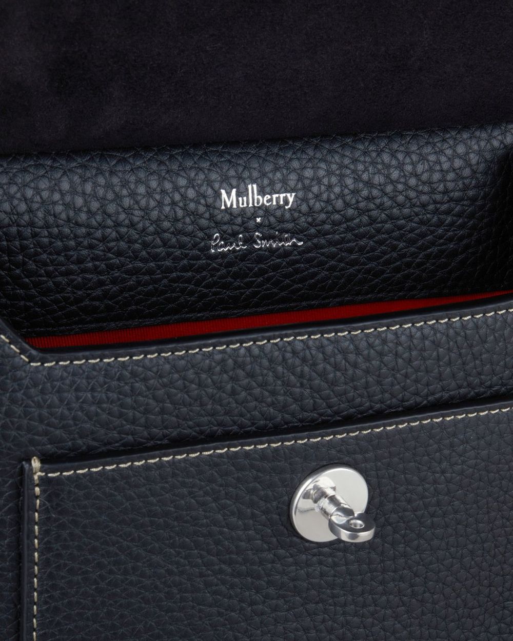 Mulberry x Paul Smith Antony | Black Heavy Grain | Women | Mulberry