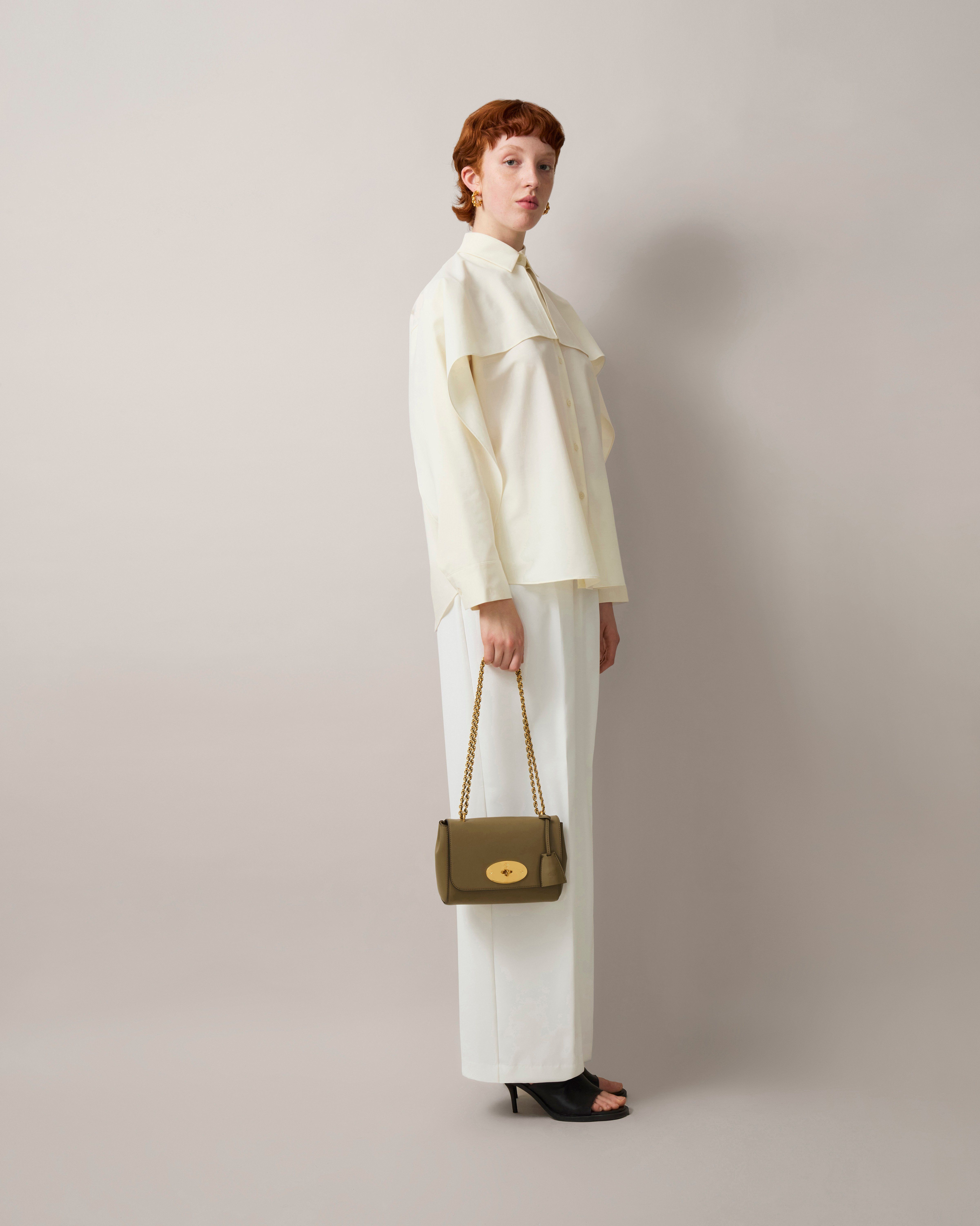 Lily | Linen Green Micro Classic Grain | Lily | Mulberry