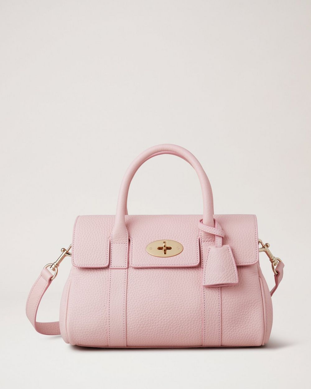 Bayswater Satchel | Powder Rose Heavy Grain | Women | Mulberry