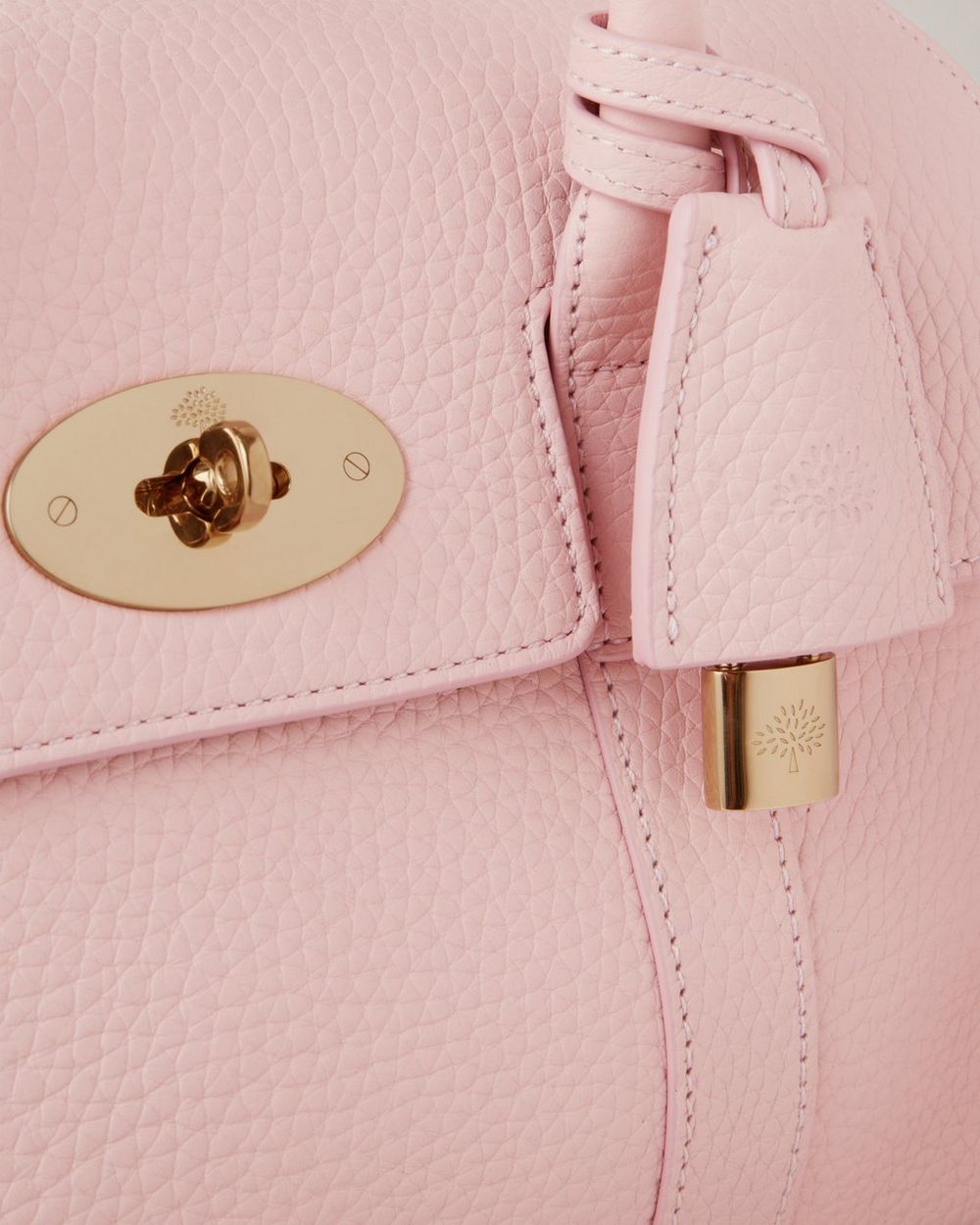 Bayswater Satchel | Powder Rose Heavy Grain | Women | Mulberry