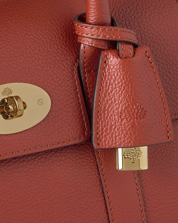 Mulberry | Bayswater Satchel | Rust Small Classic Grain | Bayswater
